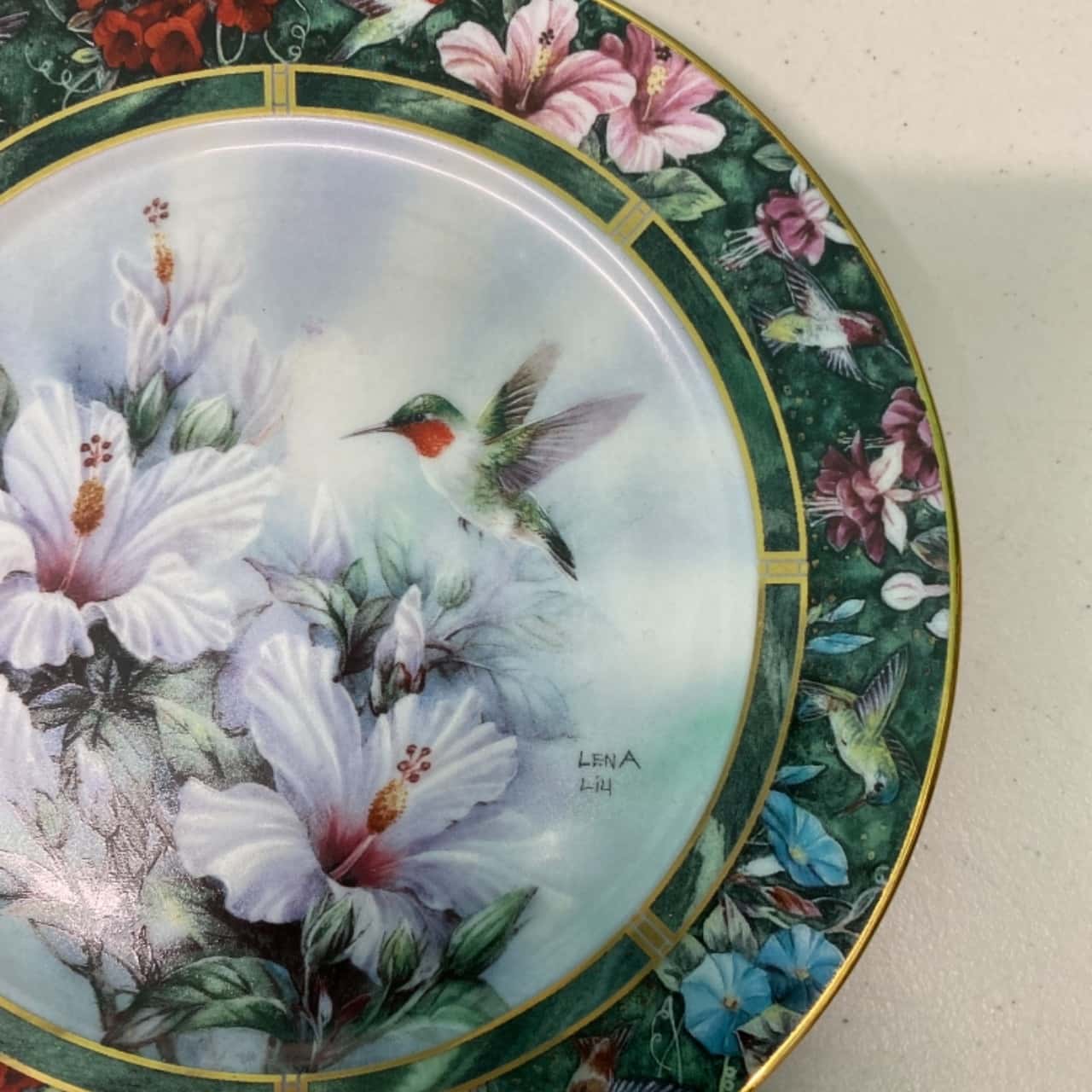 Lena Liu -Hummingbird plate