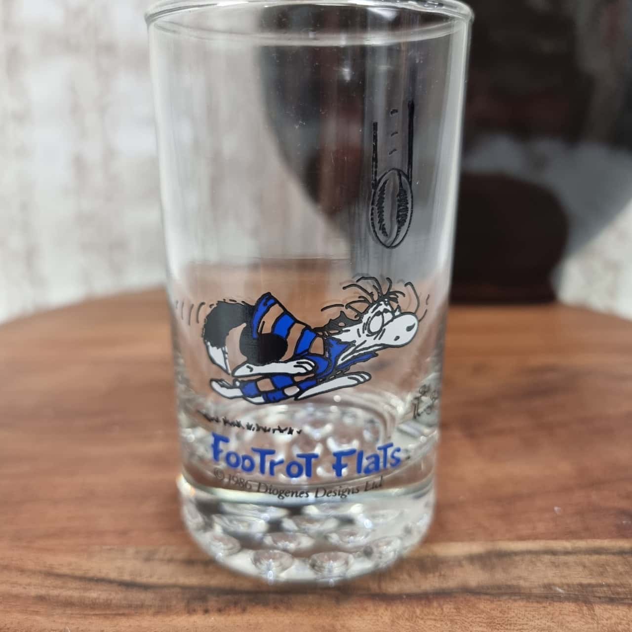 1986 Footrot Flats Murray Ball Collectable Glasses - Set Of 5(s)