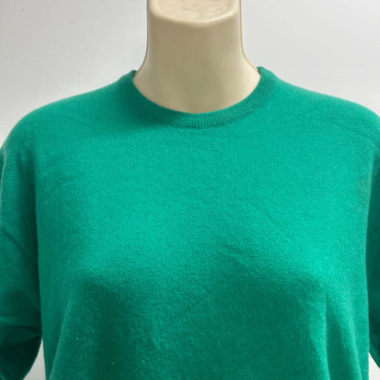Murray Allan Womens Green Cashmere Jumper (s)