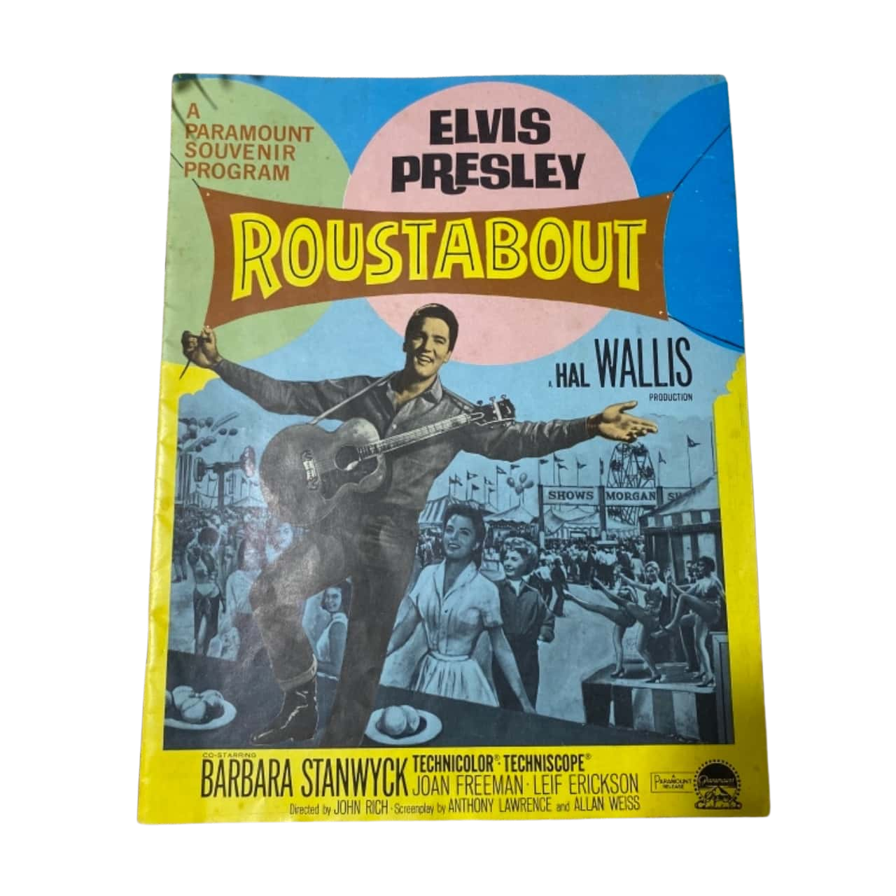 Elvis Presley - Roustabout Paramount 1964 Souvenir Program (s)