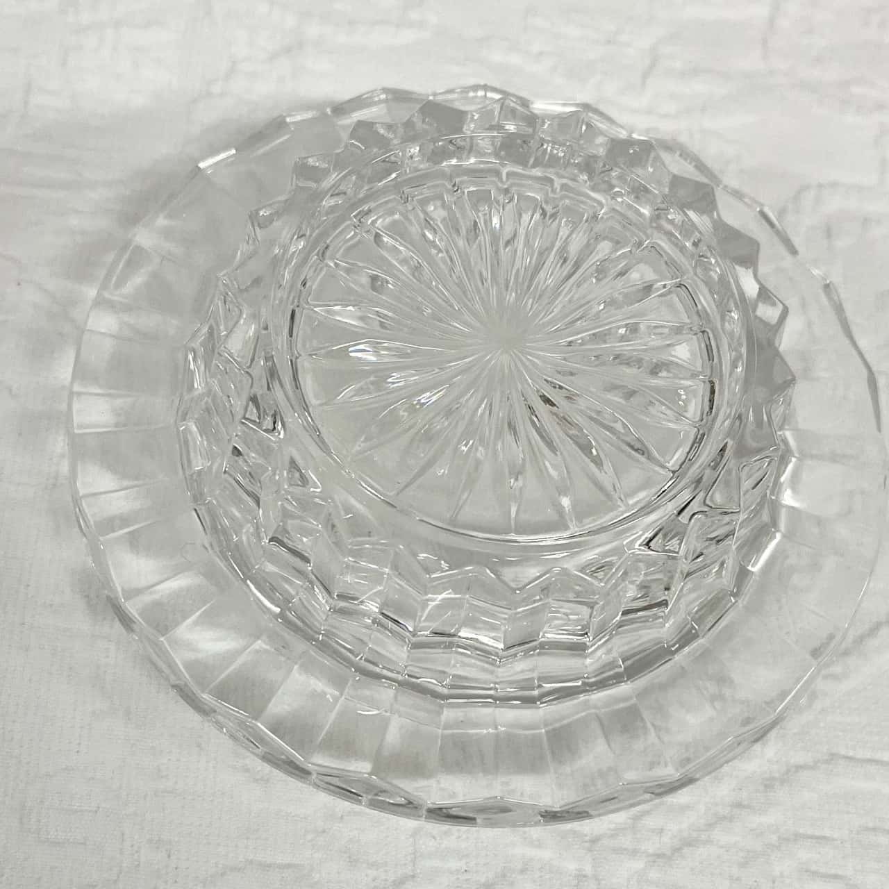 Vintage Mikasa Glass Butter Bell Condiment Dish in original box 15 cm ...
