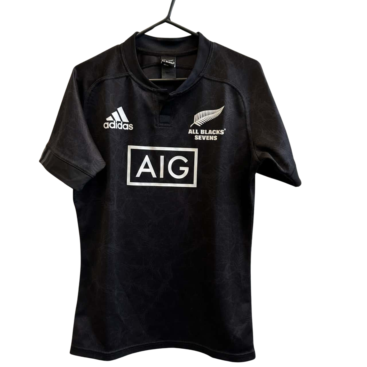 Adidas Men's Size M All Black Rugby Jersey Black (s)
