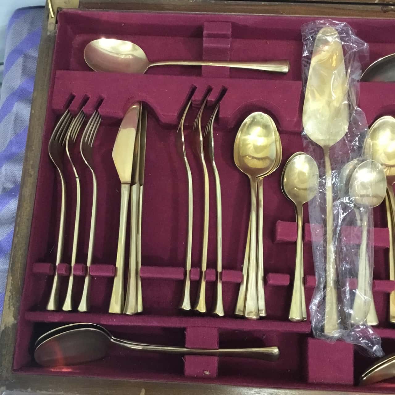 45 Piece Cutlery Set In Wooden Box(s)
