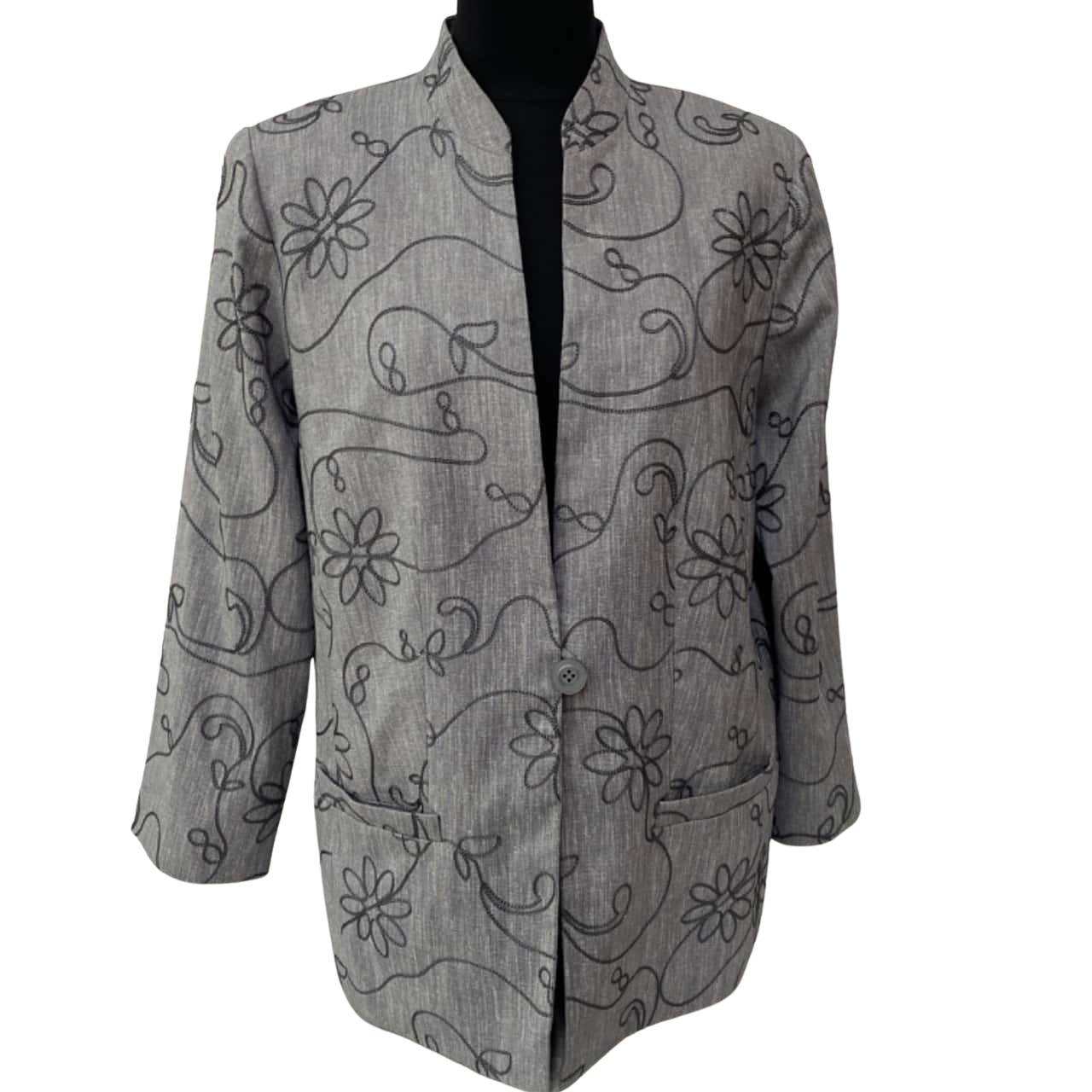 Fella Hamilton Womens Size 12 Grey Jacket