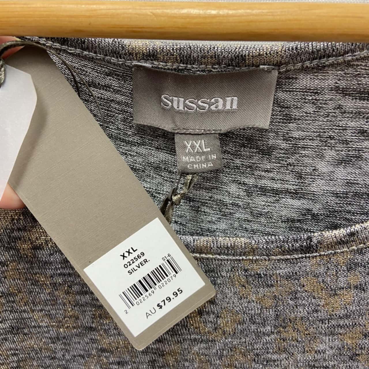 Sussan Womens Size XXL Silver