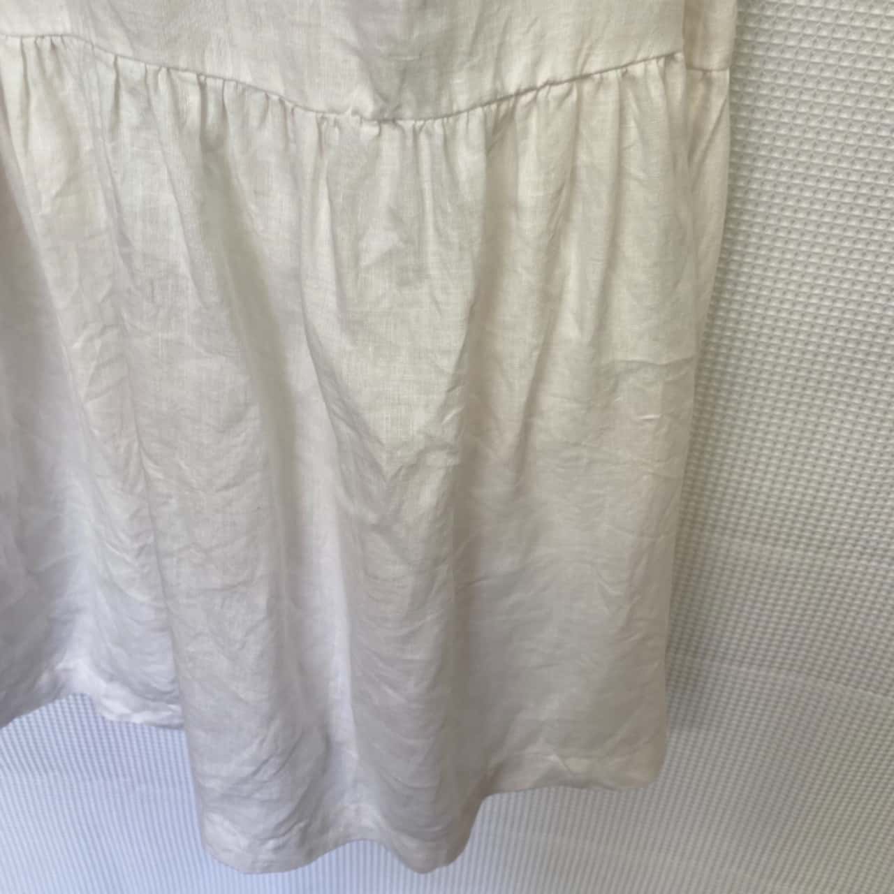 Seed Womens Size 10 Shoestring Strap White (s)