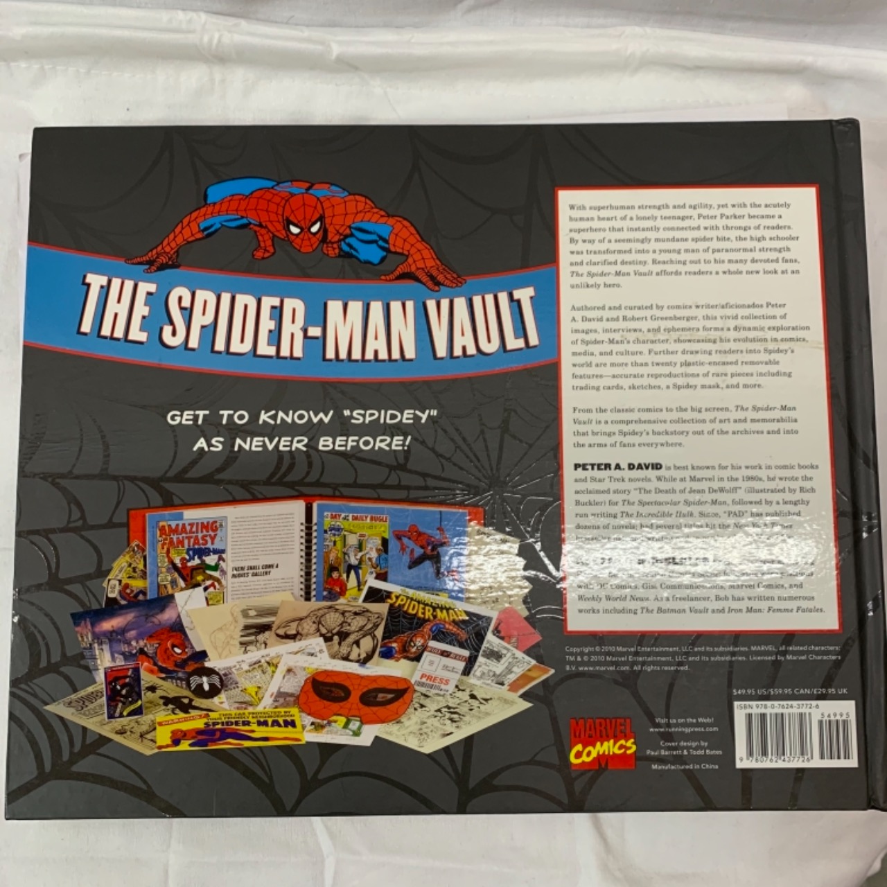 THE SPIDER-MAN VAULT - A MUSEUM IN A BOOK By Peter A. David & Robert ...