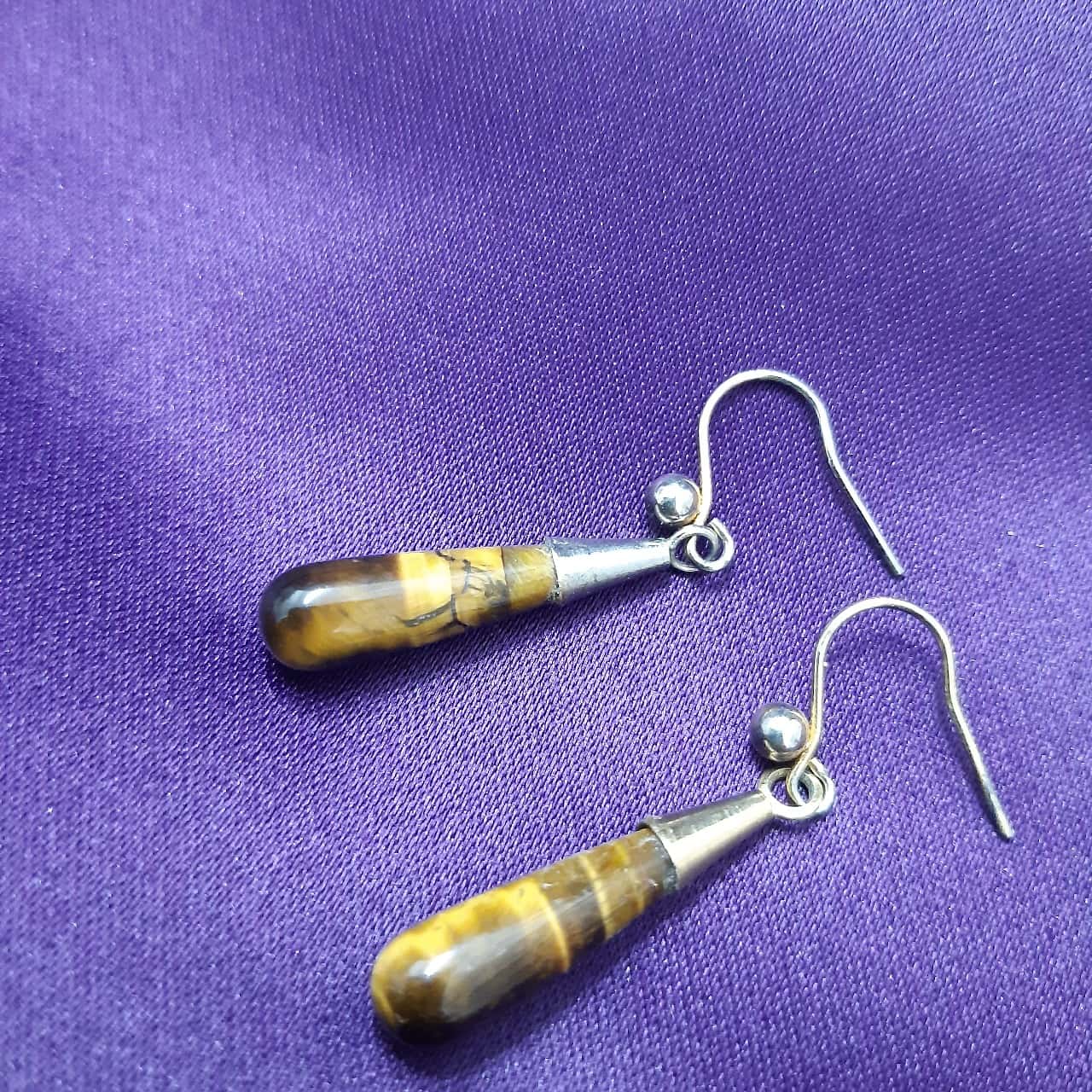 Tigers Eye Earrings