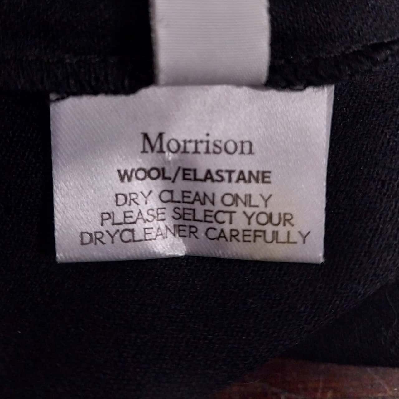Morrison - Womens short Sleeve Dress, Black ,size 1 ( will fit 10/12 ).(s)