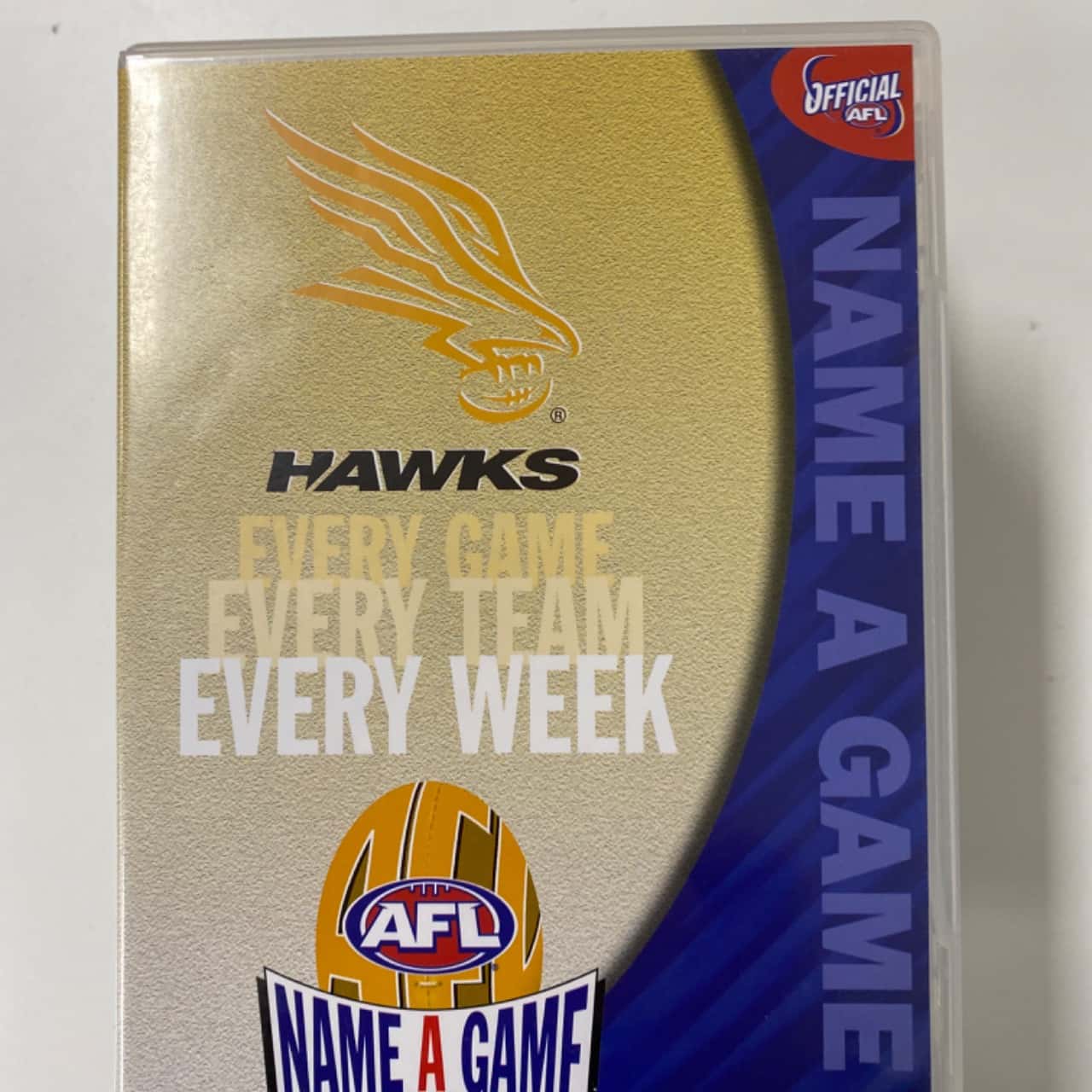 Hawthorn Hawks name a game dvds
