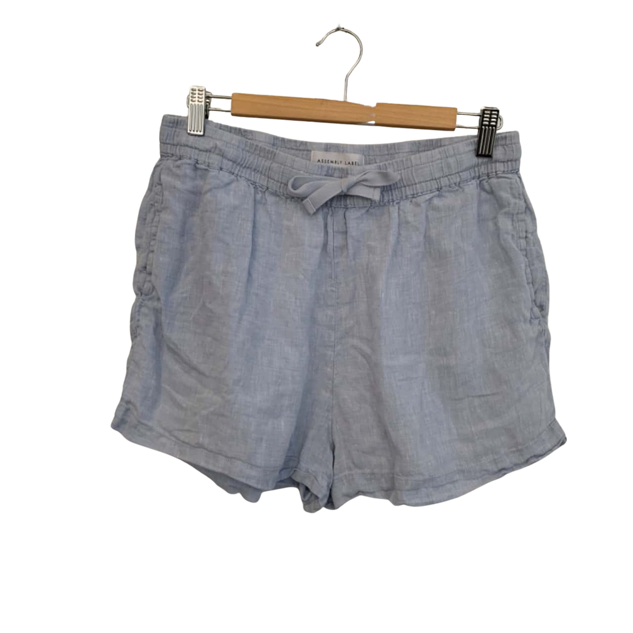 Assembly Label Size 12 Blue Linen Shorts(s)
