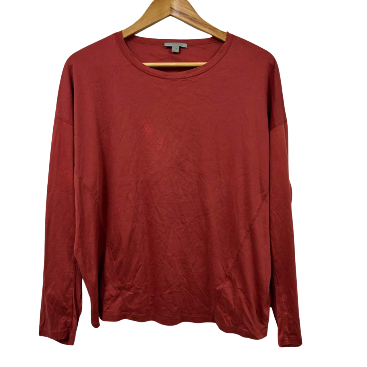COS Mens Size S Red Long Sleeve Shirt