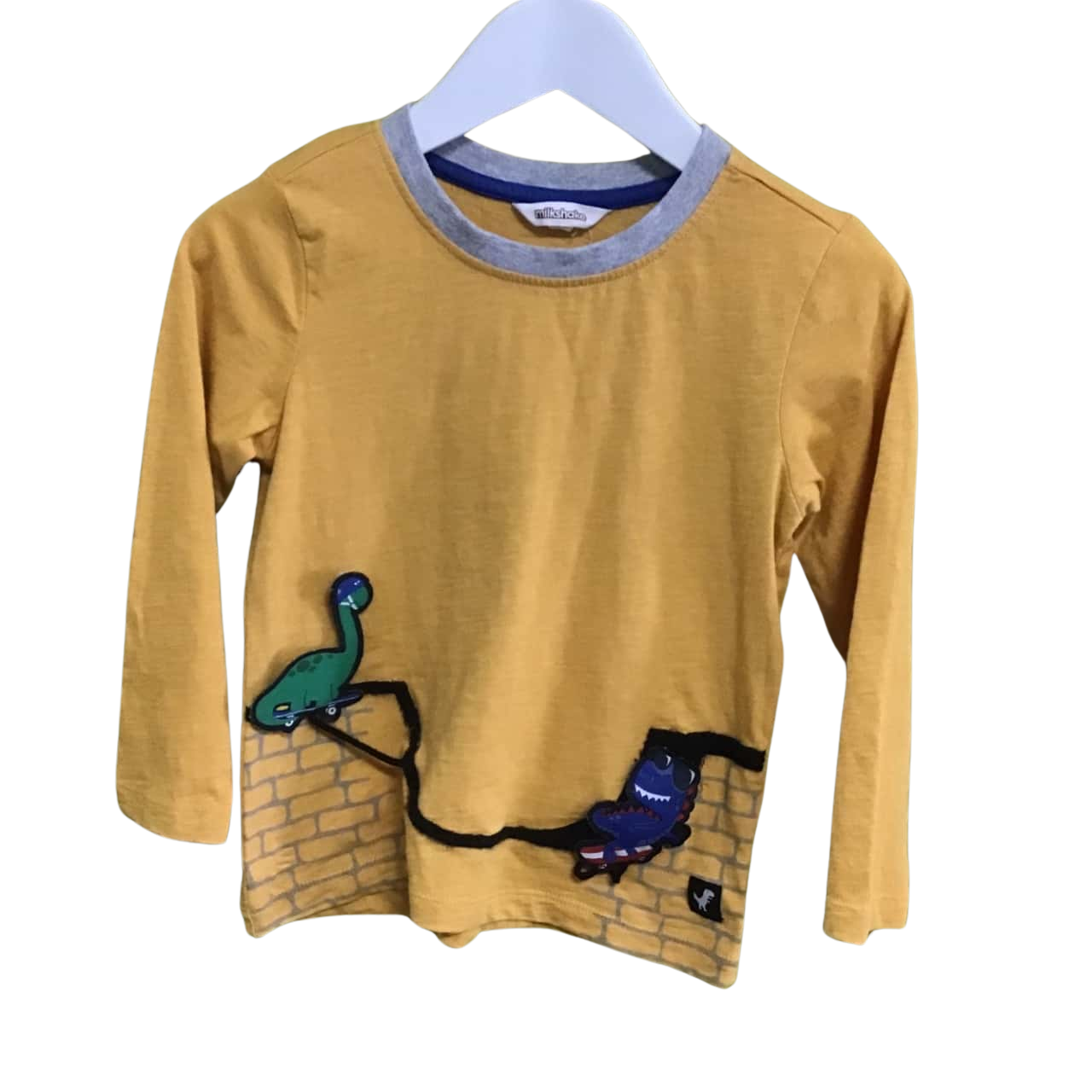 Kids , Milkshake , Yellow top , size 3