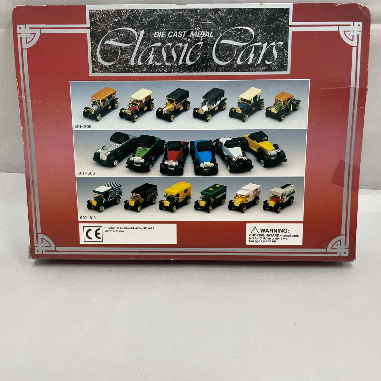 Die cast metal classic cars