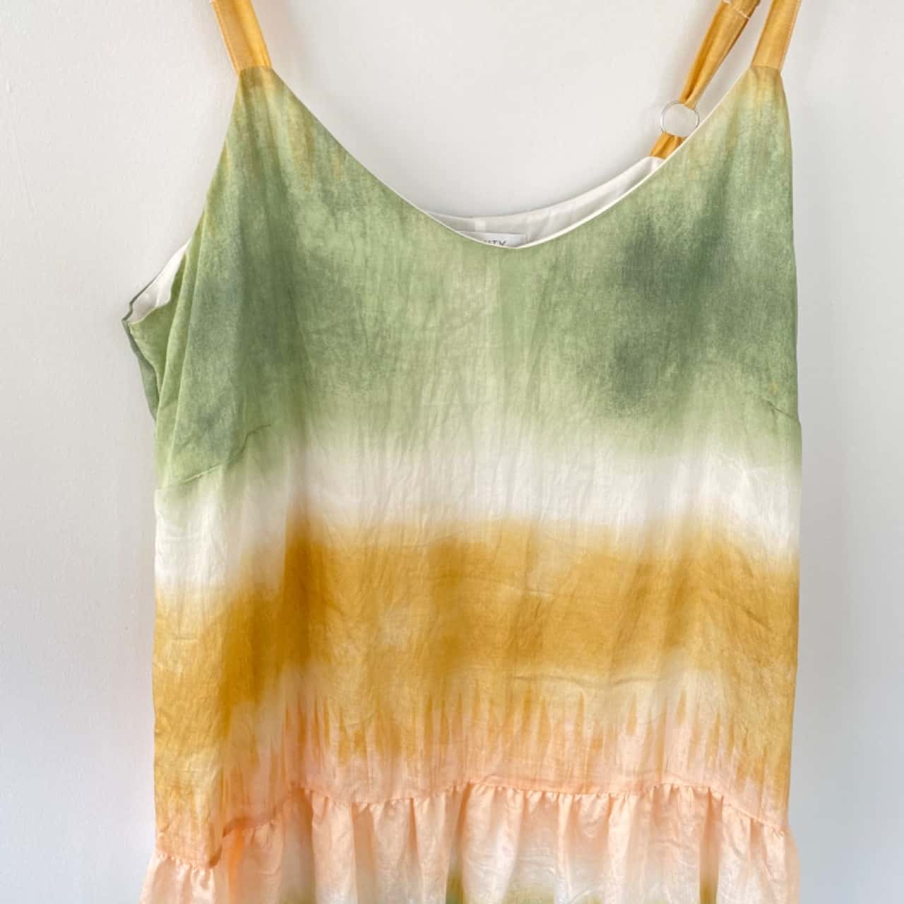 Refinity Limited Edition Orange Green Maxi Dress Size 8 / S