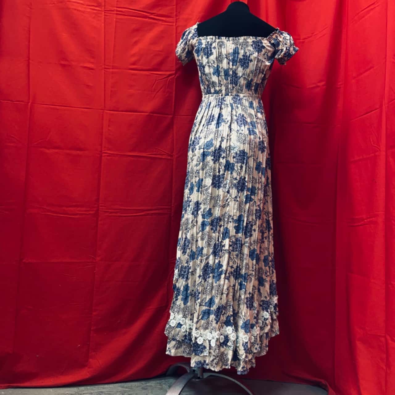 Angel Biba Womens Size 12 Floral Dress / Maxi Dress /Off The Shoulder ...