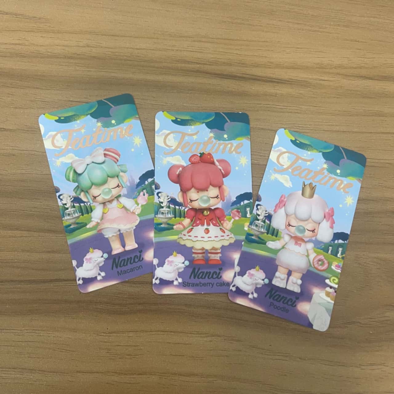 Rolife Nanci Tea Time Strawberry Cakey, Macaroon & Poodle Blind Box ...