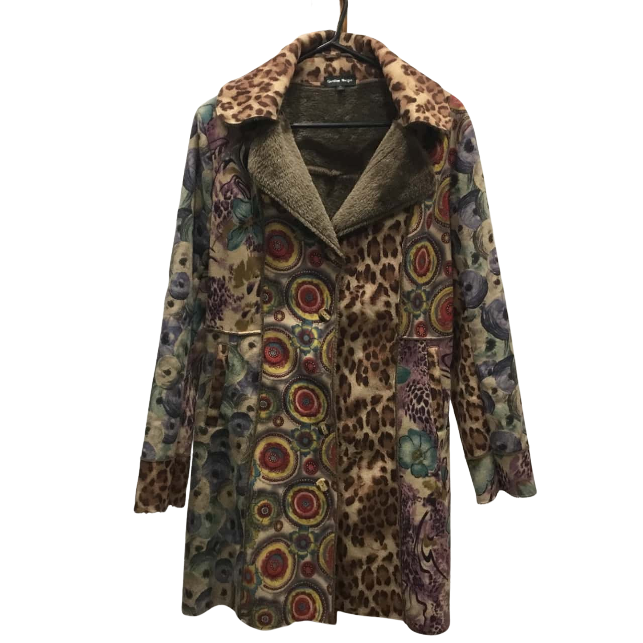 Caroline Morgan Multicoloured Coat Size 14(s)