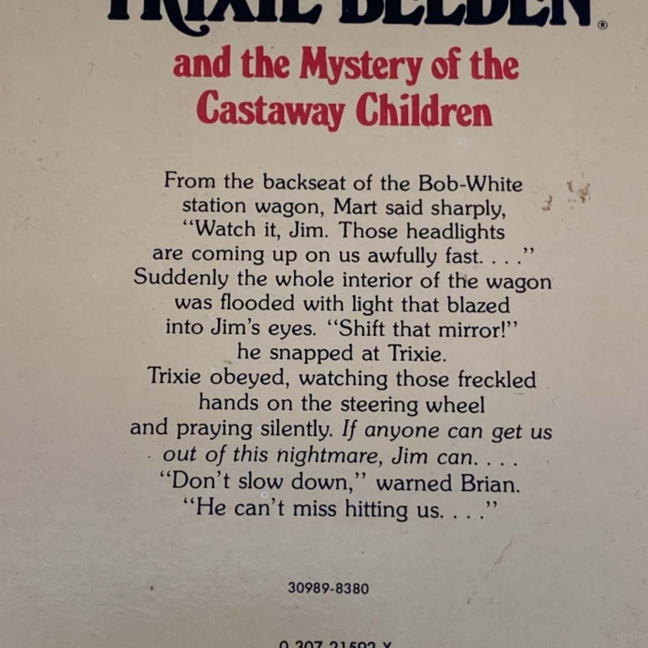 Trixie Belden Book 21 the mystery of the castaway children(s)