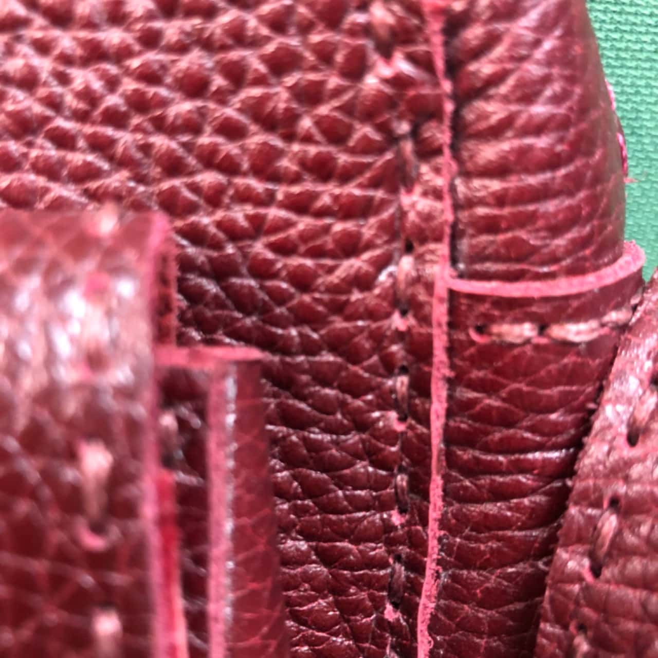 Unisex Maroon Side Bag with felt lining(s)