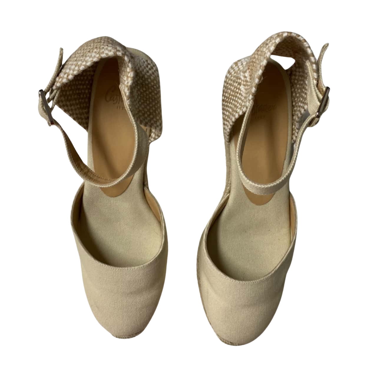 Castaner Womens Size 36 Beige Espadrilles (s)
