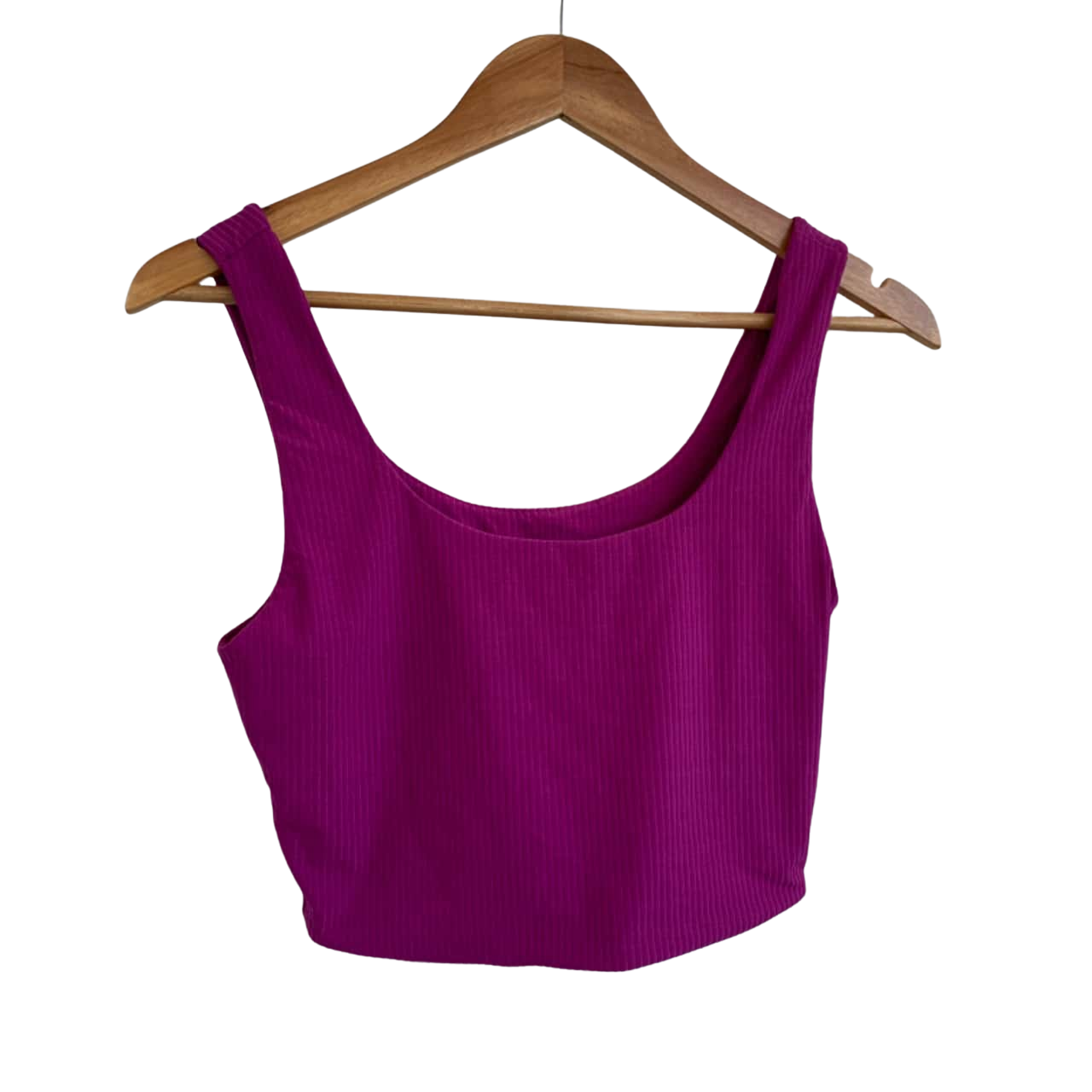 Kookai Small Cropped Purple Singlet