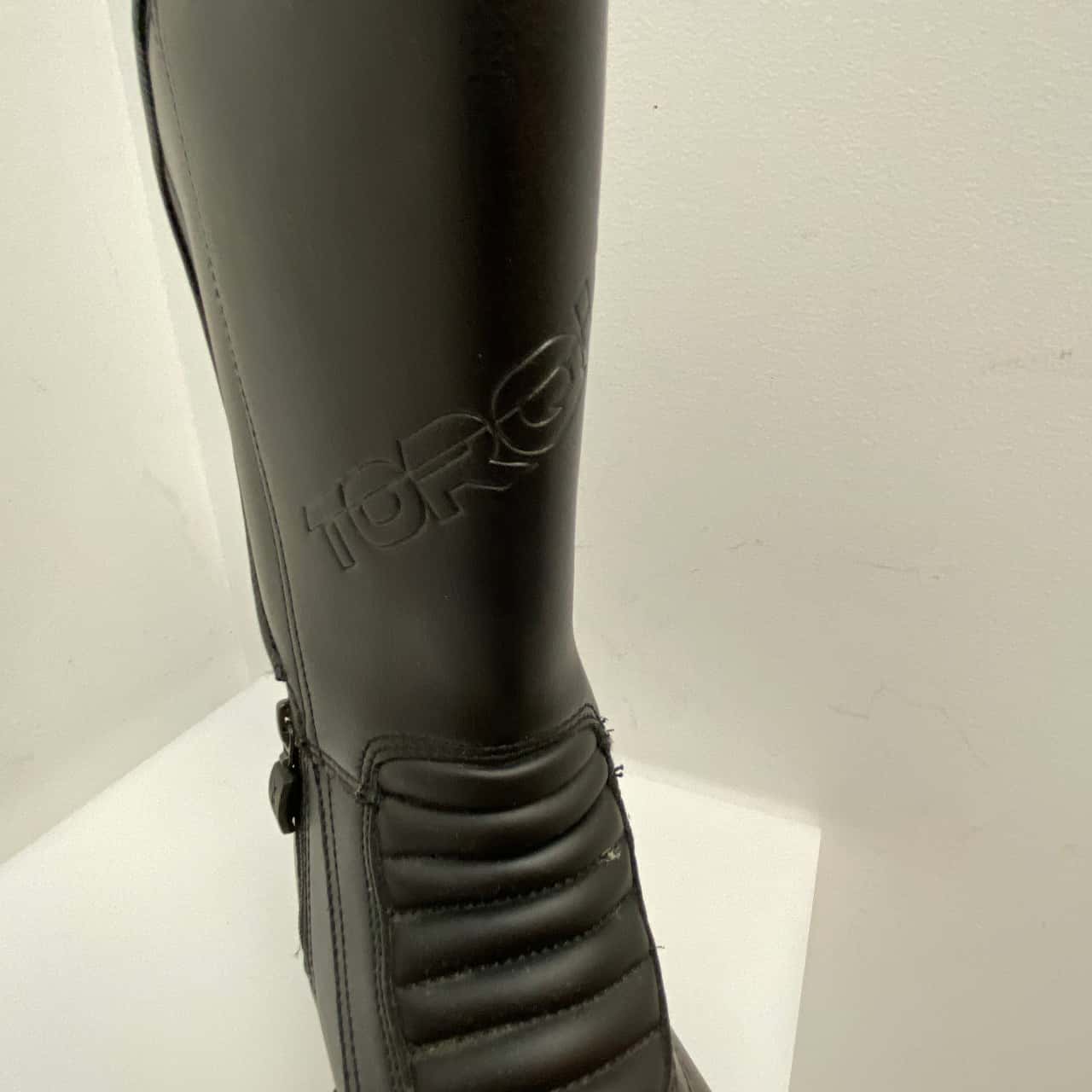 Torque Motorcycle Leather Boots. Size AUS12