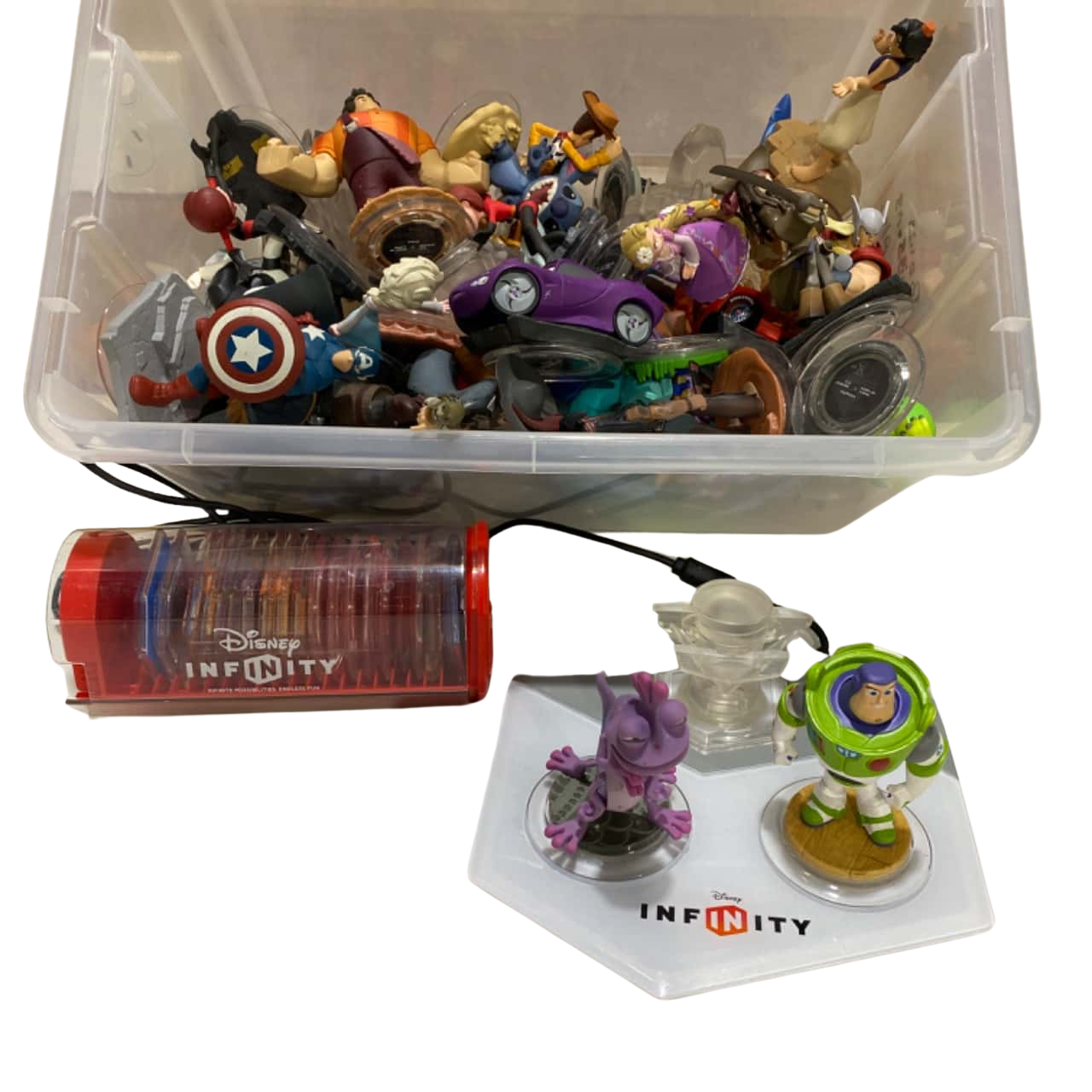 Disney’s Infinity Portal Base with 50+ characters (s)