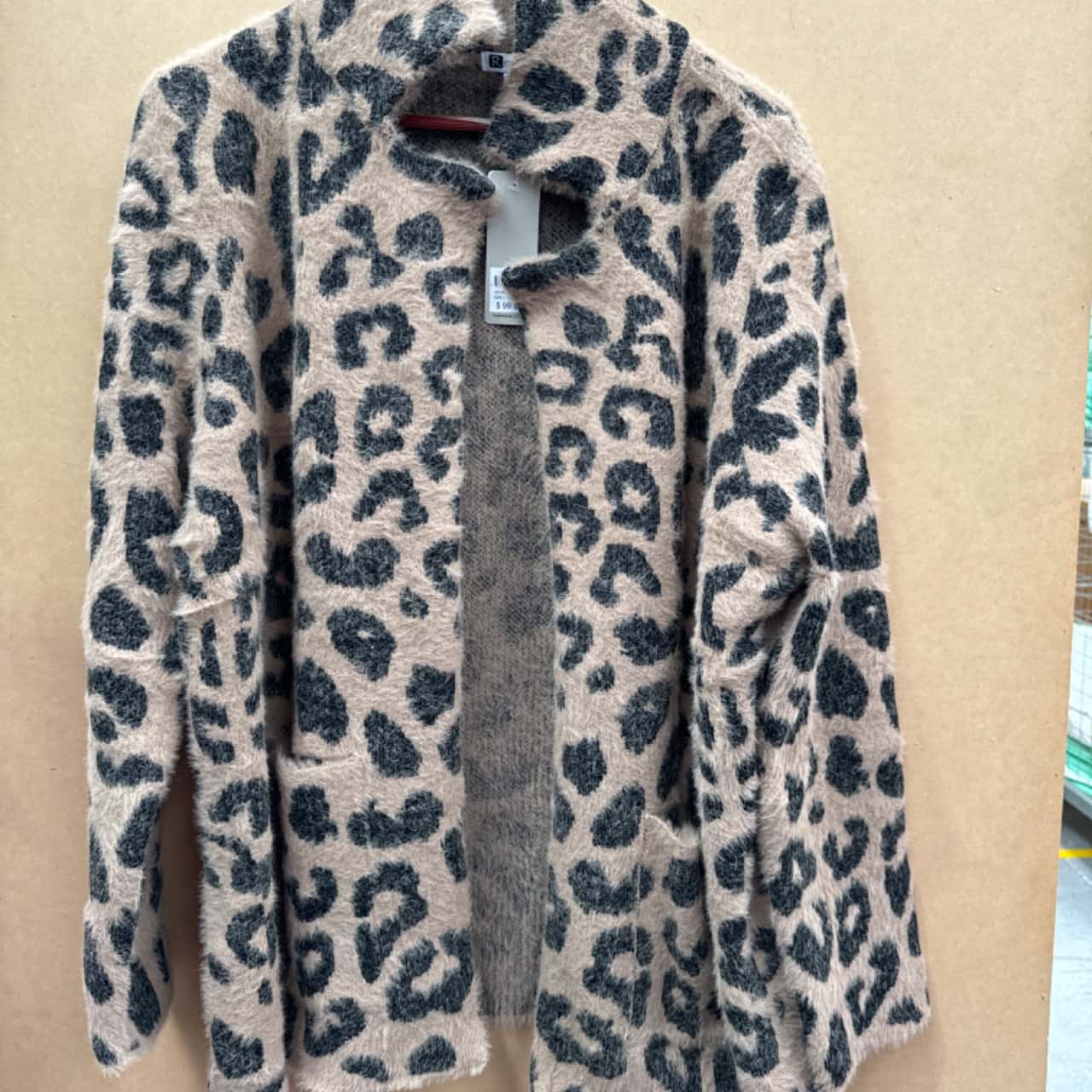 Rockmans Size L Fleece Jacket Animal print (s)