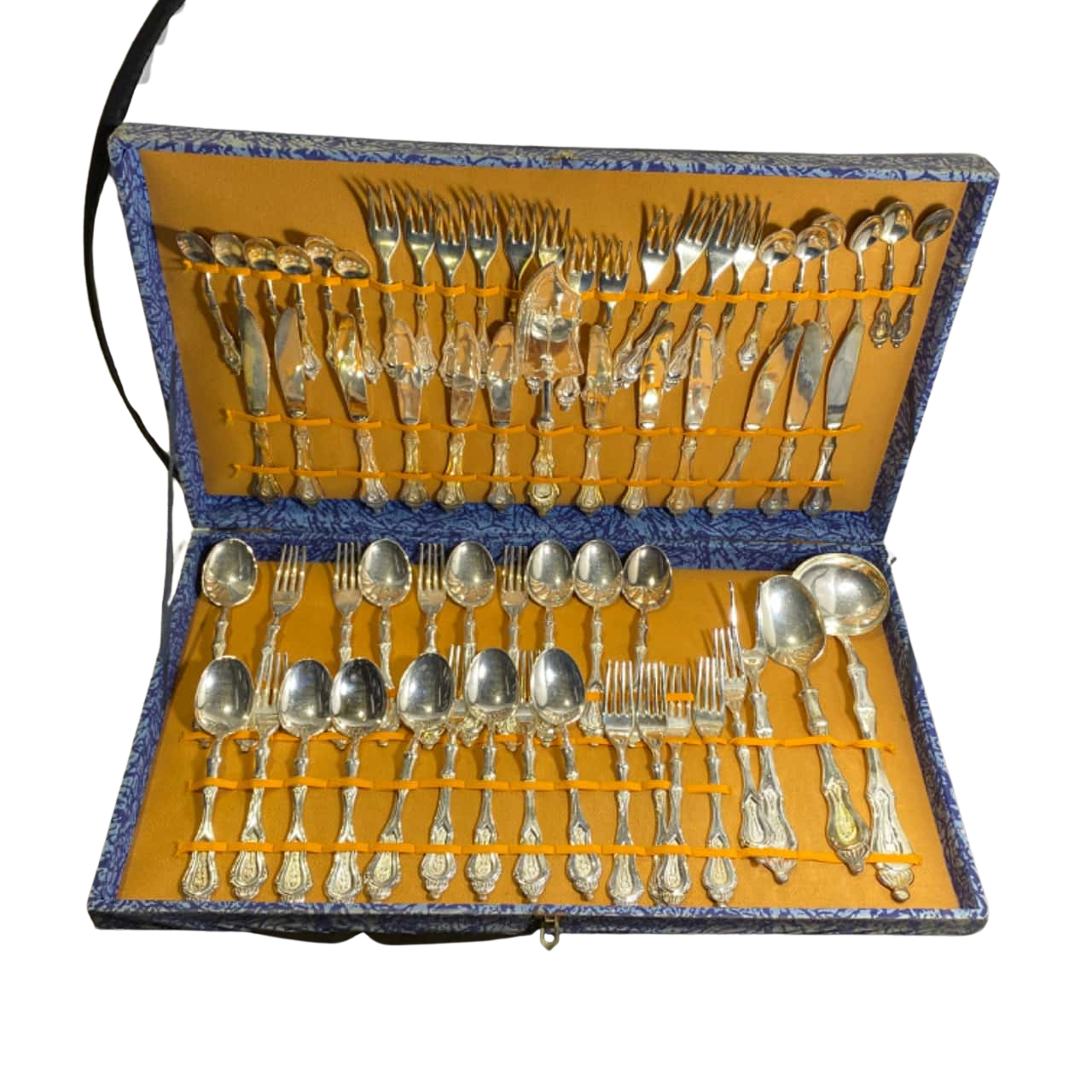 50 Pieces Silver Set Siver Plated Cutlery Set(s)