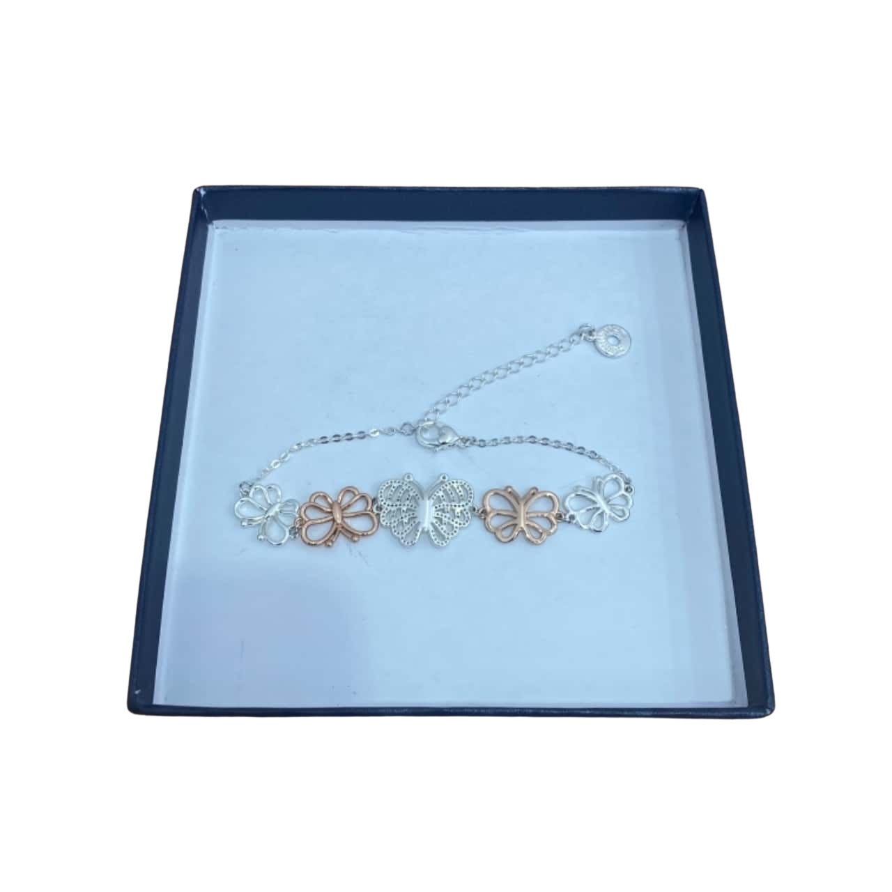 Equilibrium Womens Butterfly Bracelet