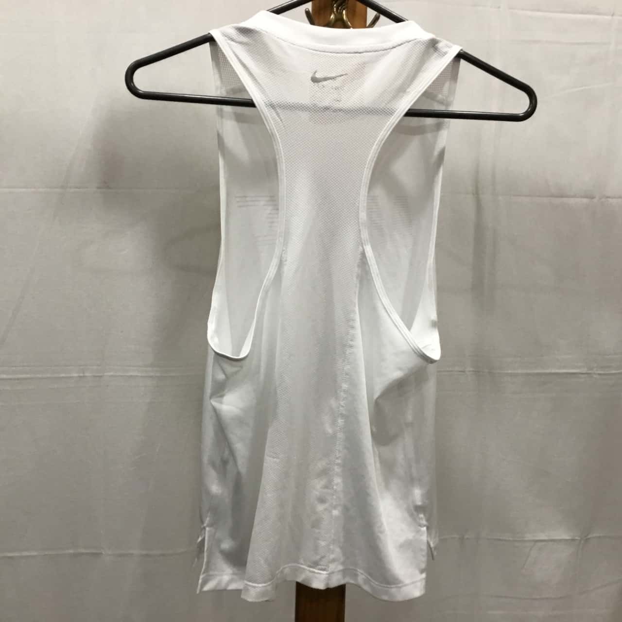 Nike White Sports Singlet Size S