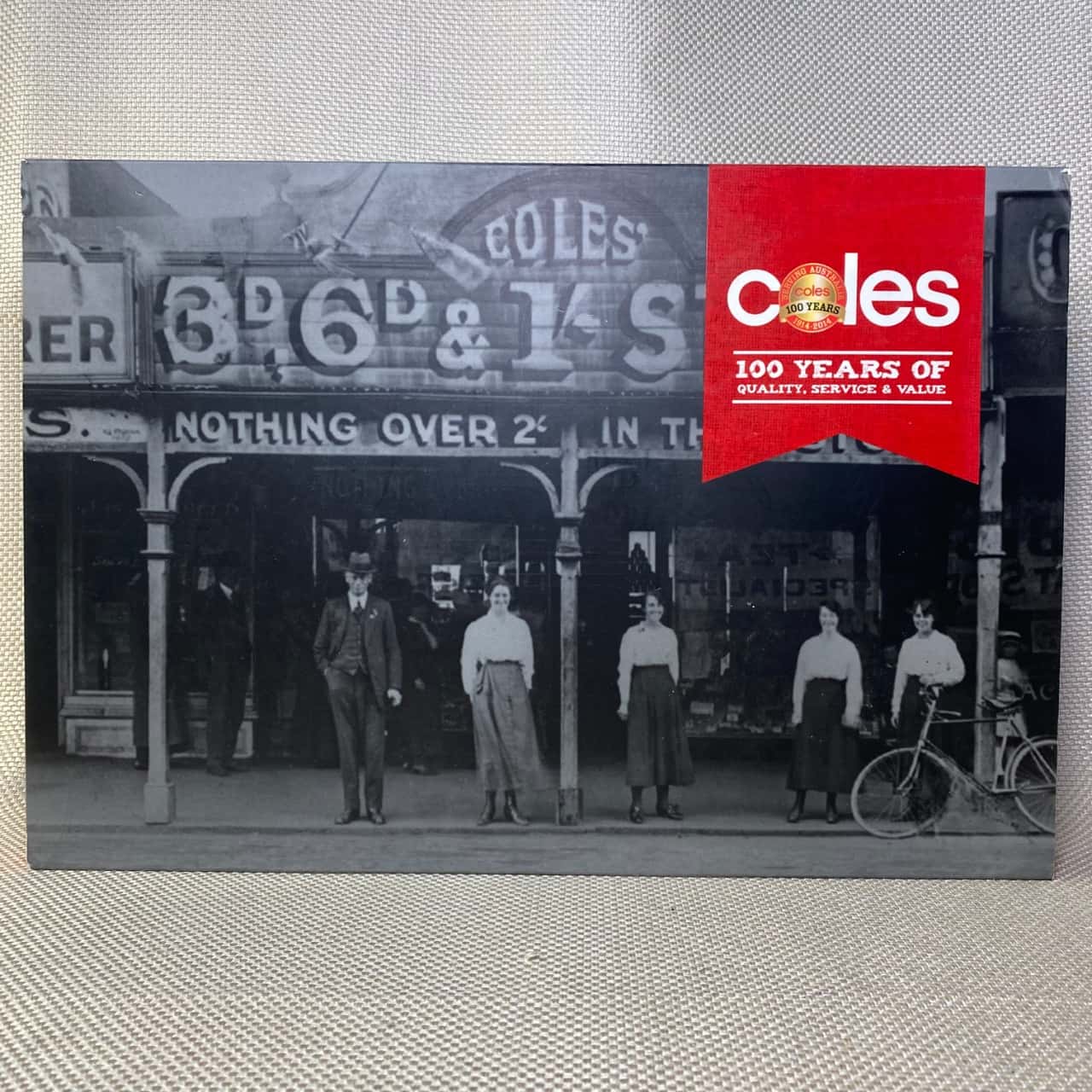 COLES 100 Years of Quality, Service & Value. Book/DvD/Badge. ***Used ...