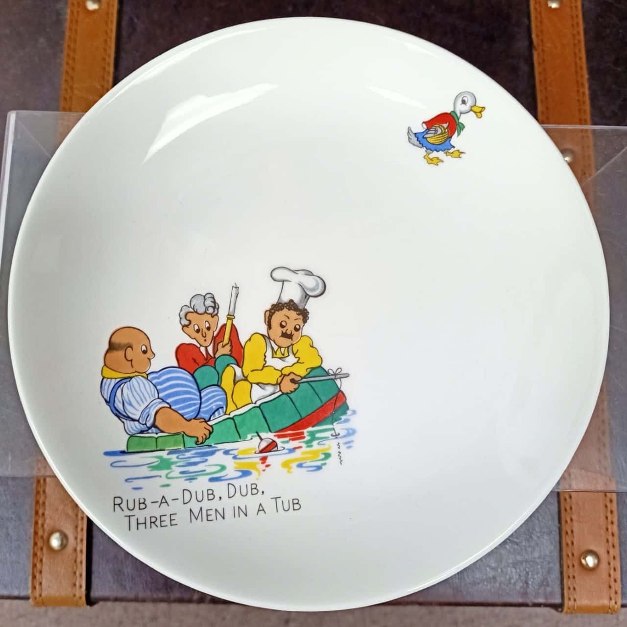 Vintage Johnson of Australia 'Rub a dub dub' kids plate(s)