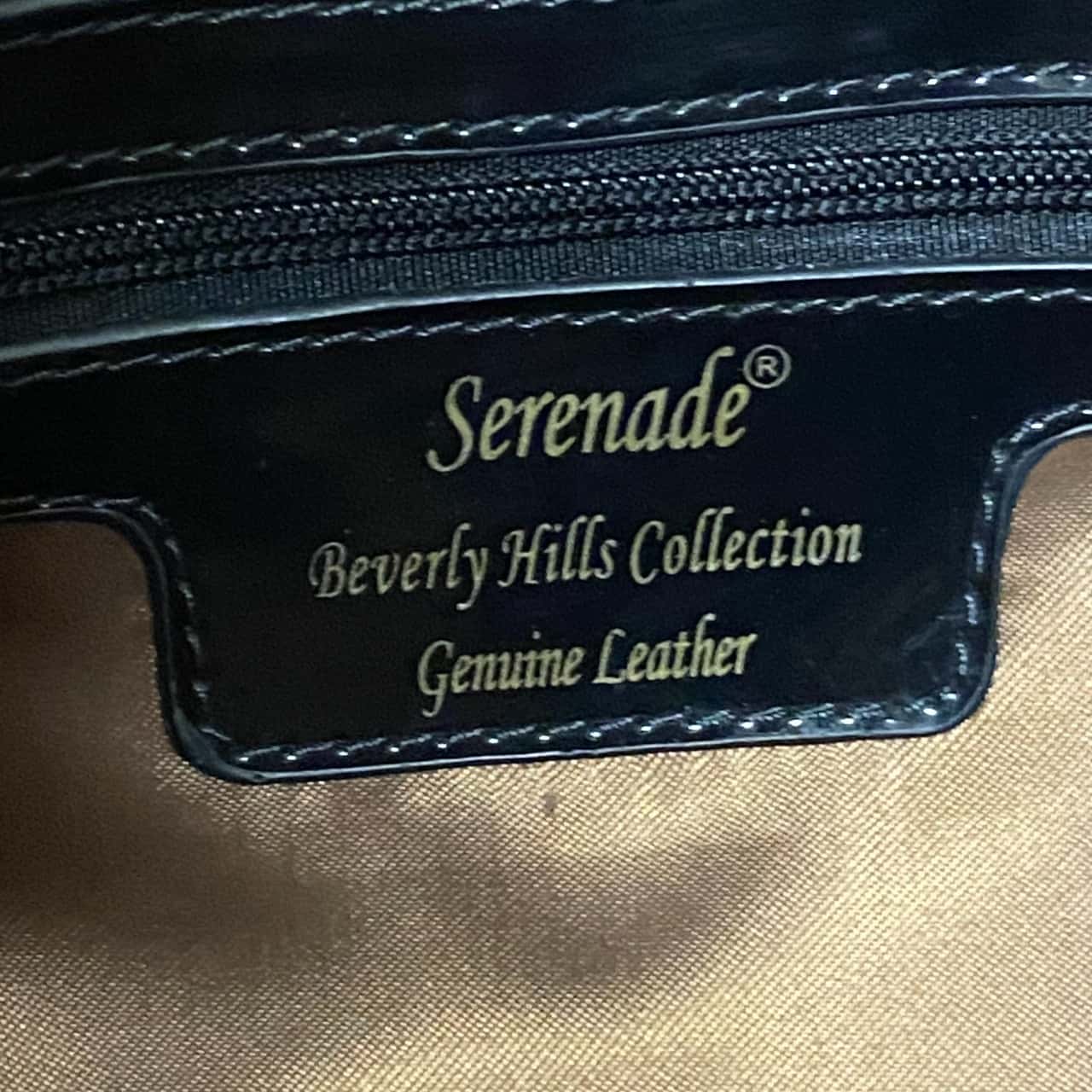 Serenade Womens Handbag Black / White (s)