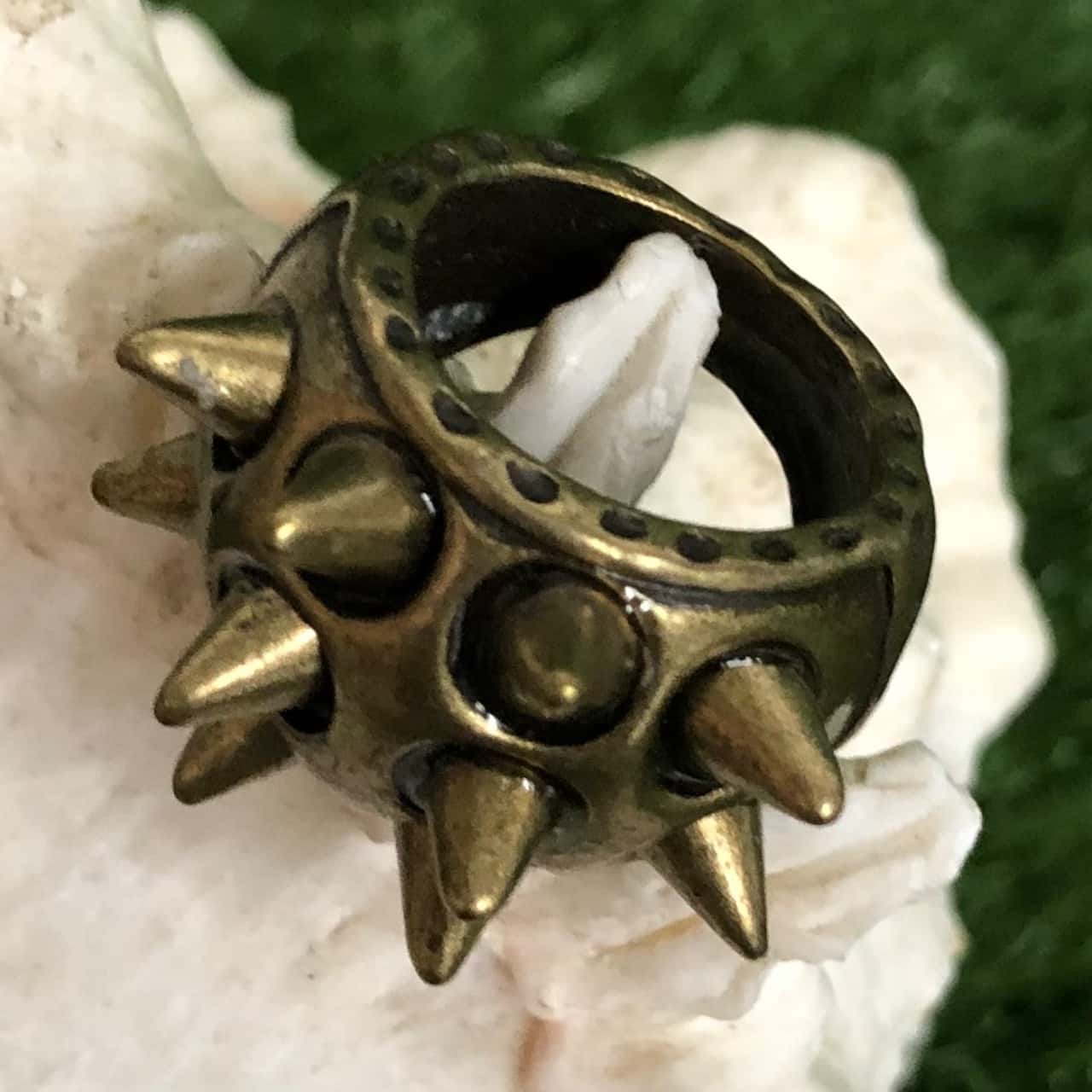 Spiked Bronze Style Statement Ring (s)