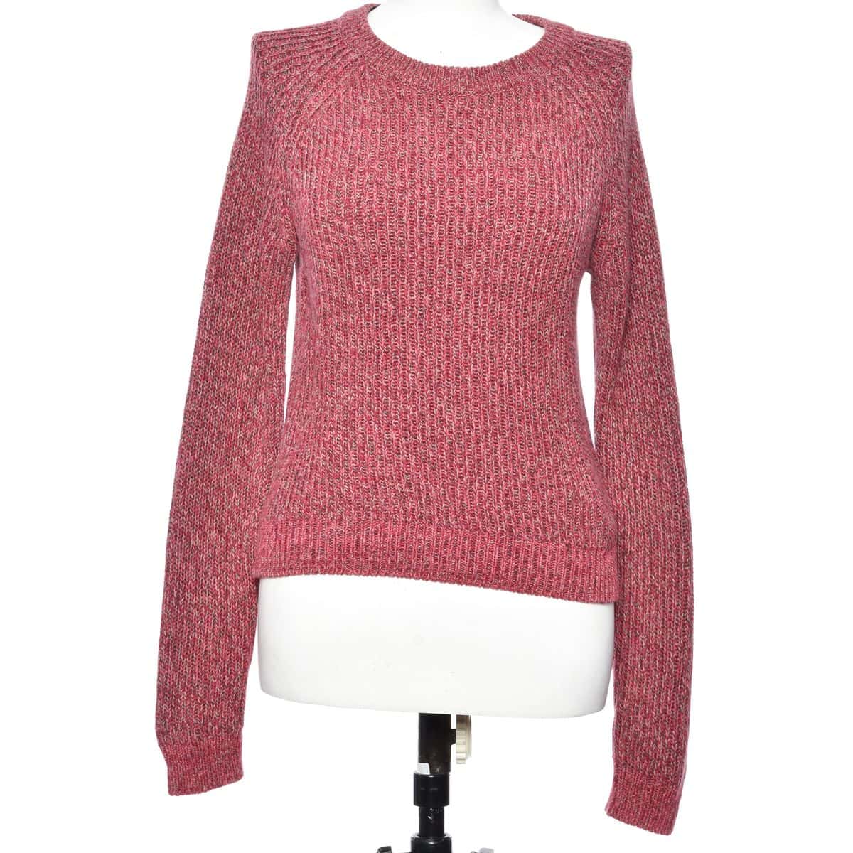 H&M Womens Size M Crew Neck Knit Maroon Jumper(s)