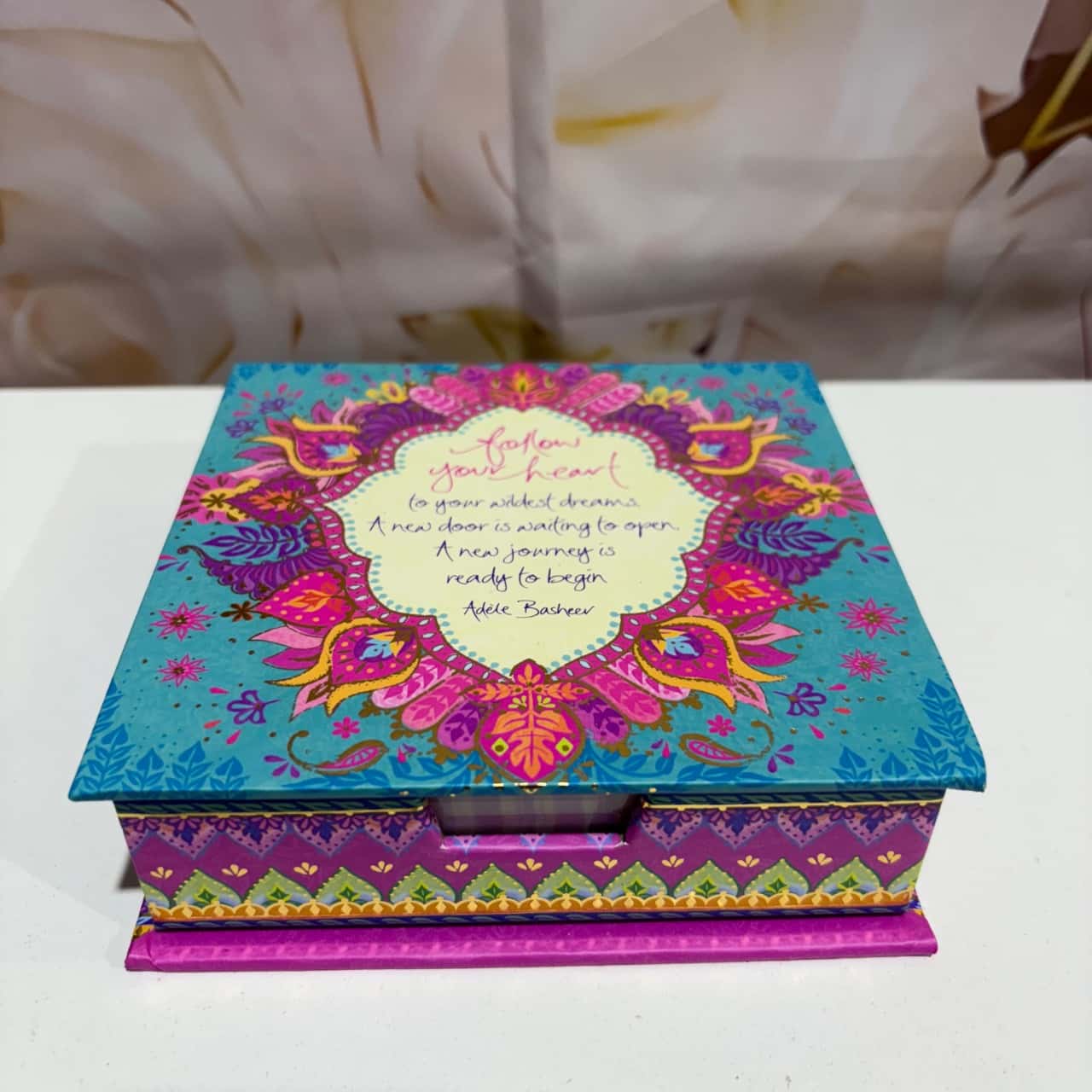 Follow your Heart Goals and Dreams | Adele Basheer Notebox Notepad ...