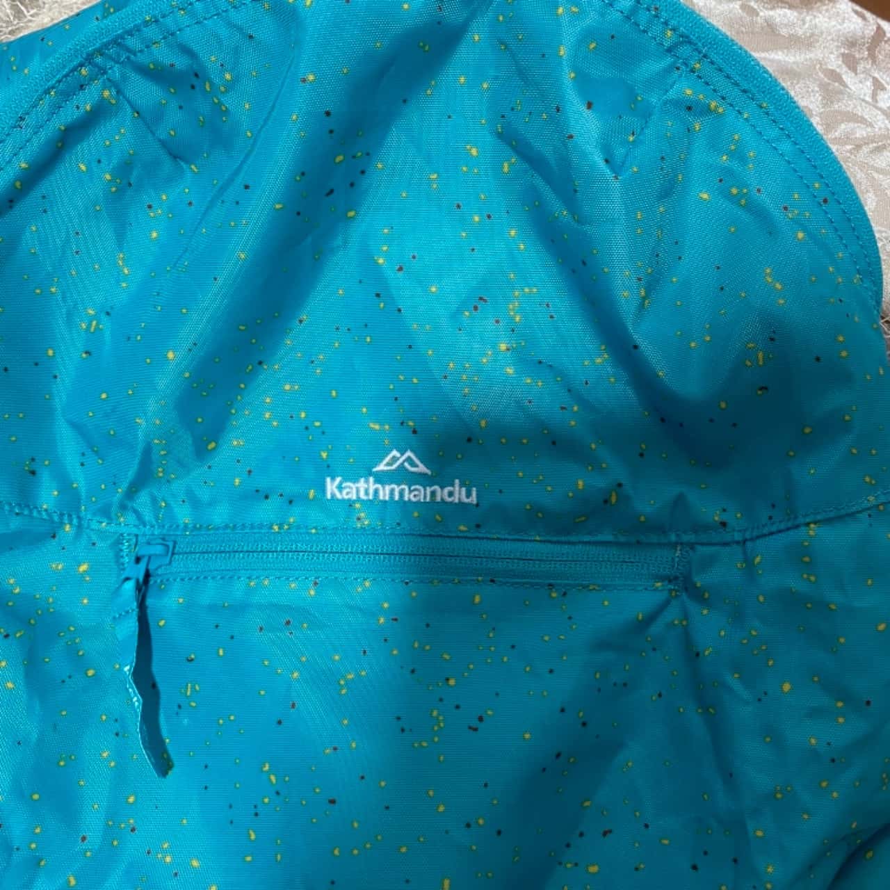 Kathmandu raincoat Backpack Teal (s)