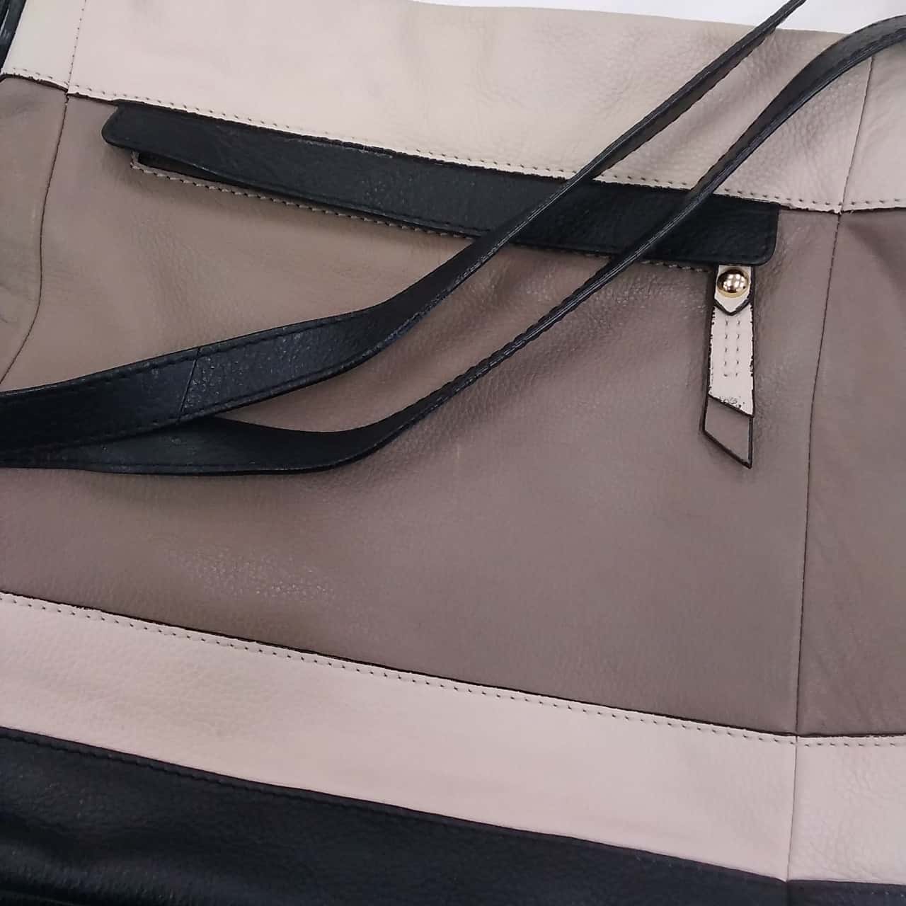COLORADO Multi Beige Genuine Leather Handbag (442)(s)