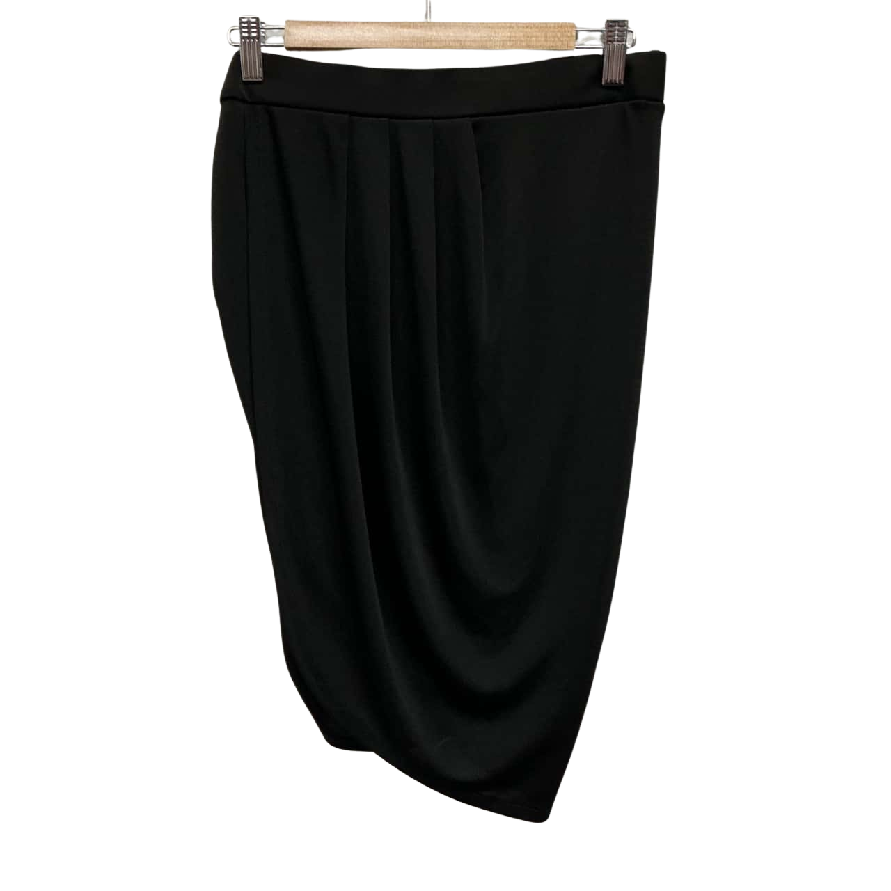 Sheike Womens Size 14 Asymmetrical Hemline Skirt Black