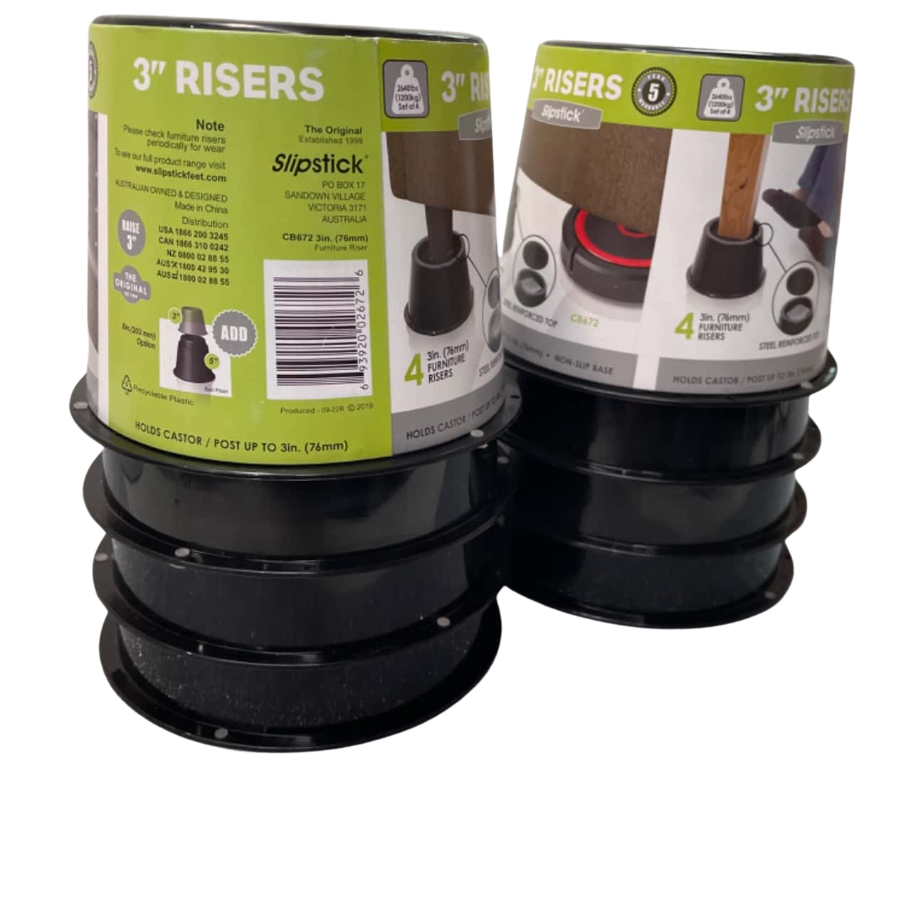 Slipstick 3inch Risers x 8(s)