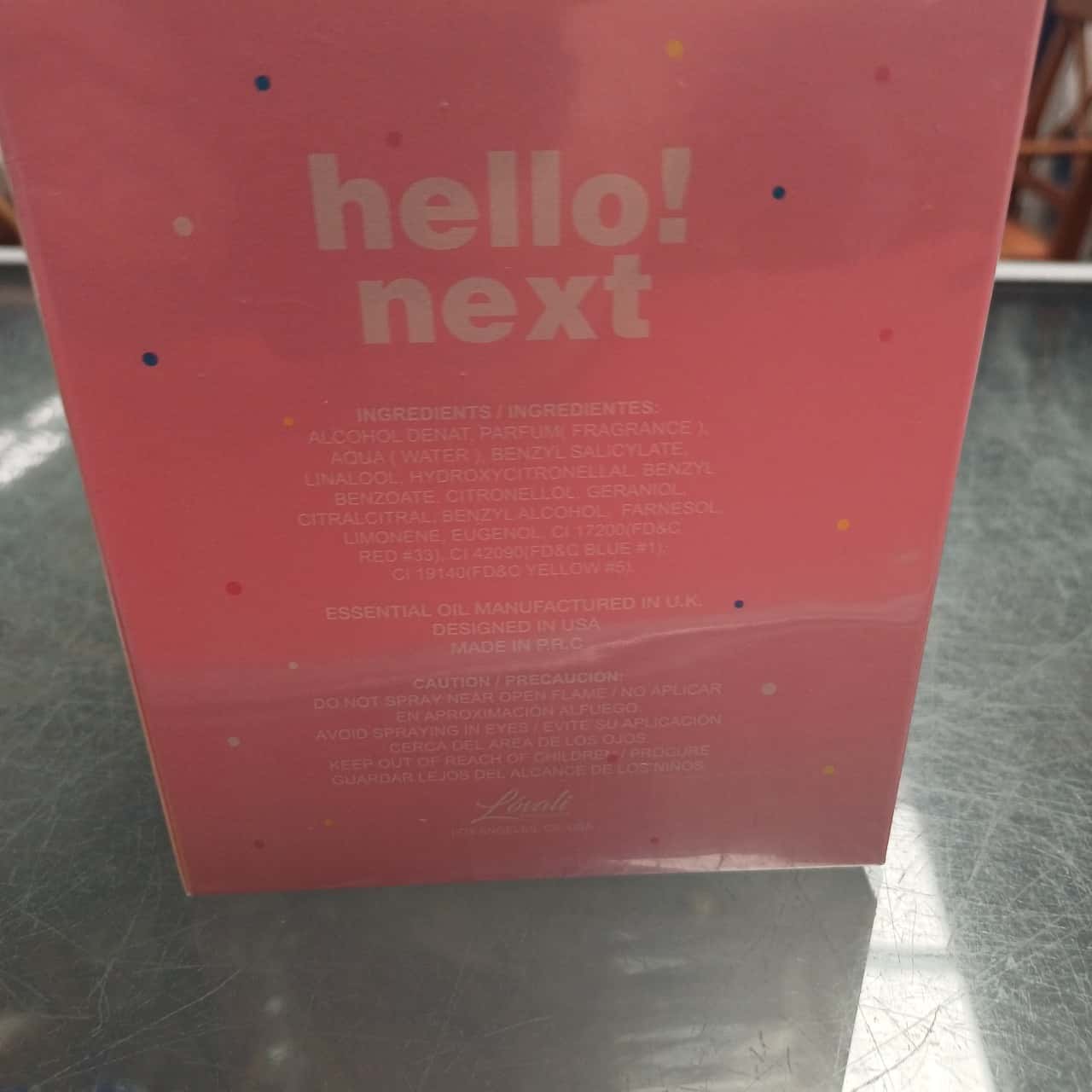 Womens Hello! Next Perfume