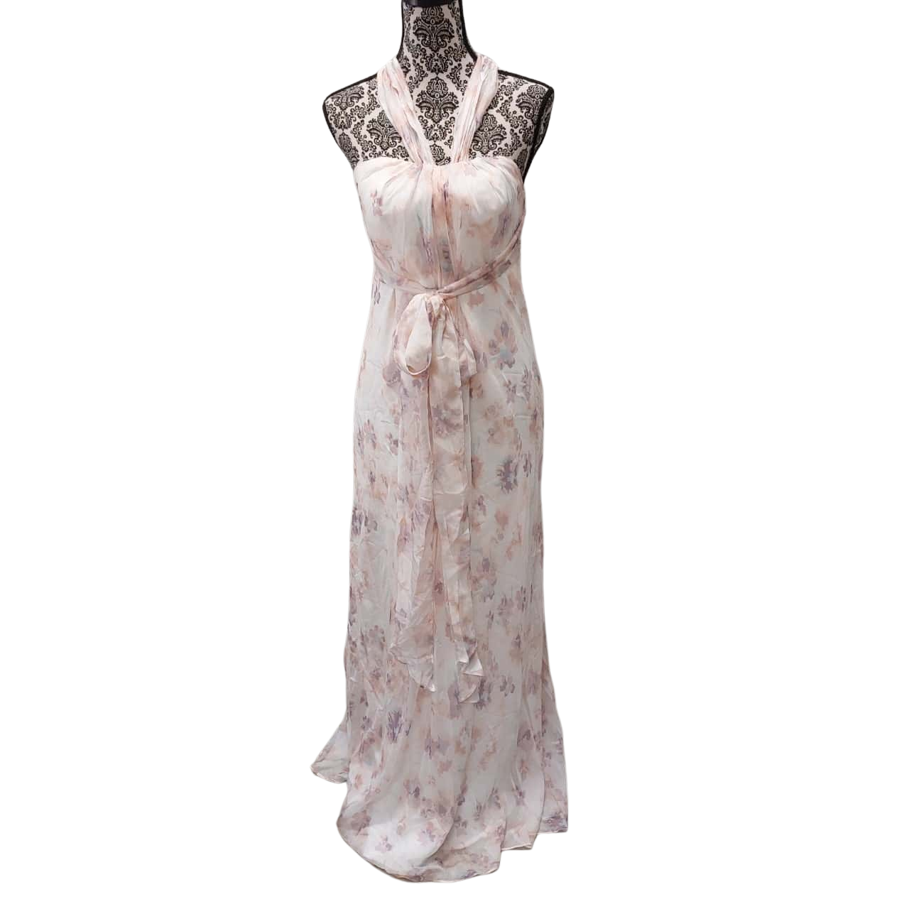 Monsoon Womens Size 10 Formal Dress / Maxi Dress / Strapless Floral ...