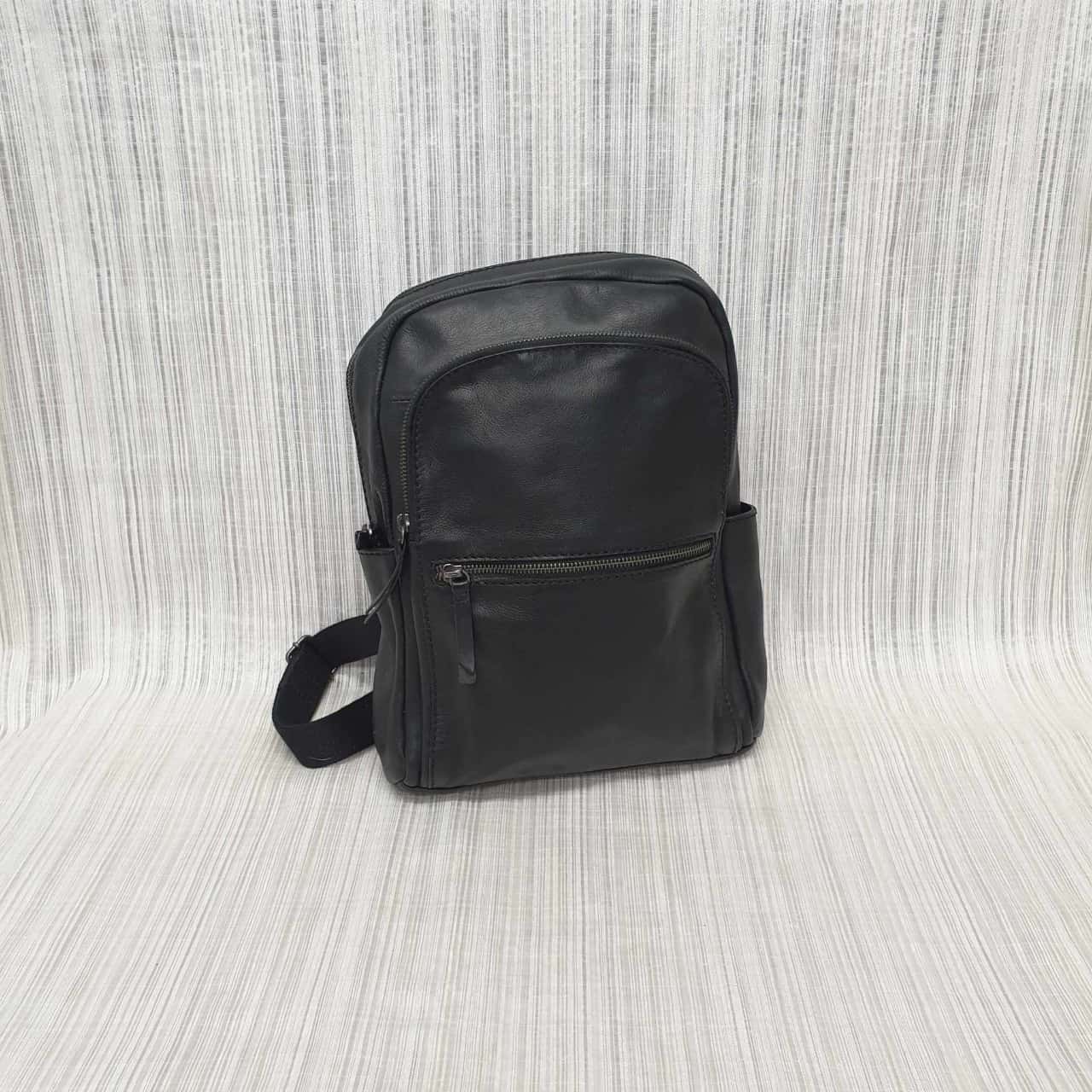 Colorado Classy Black Leather /Small /Backpack /Shoulder /Handbag (s)