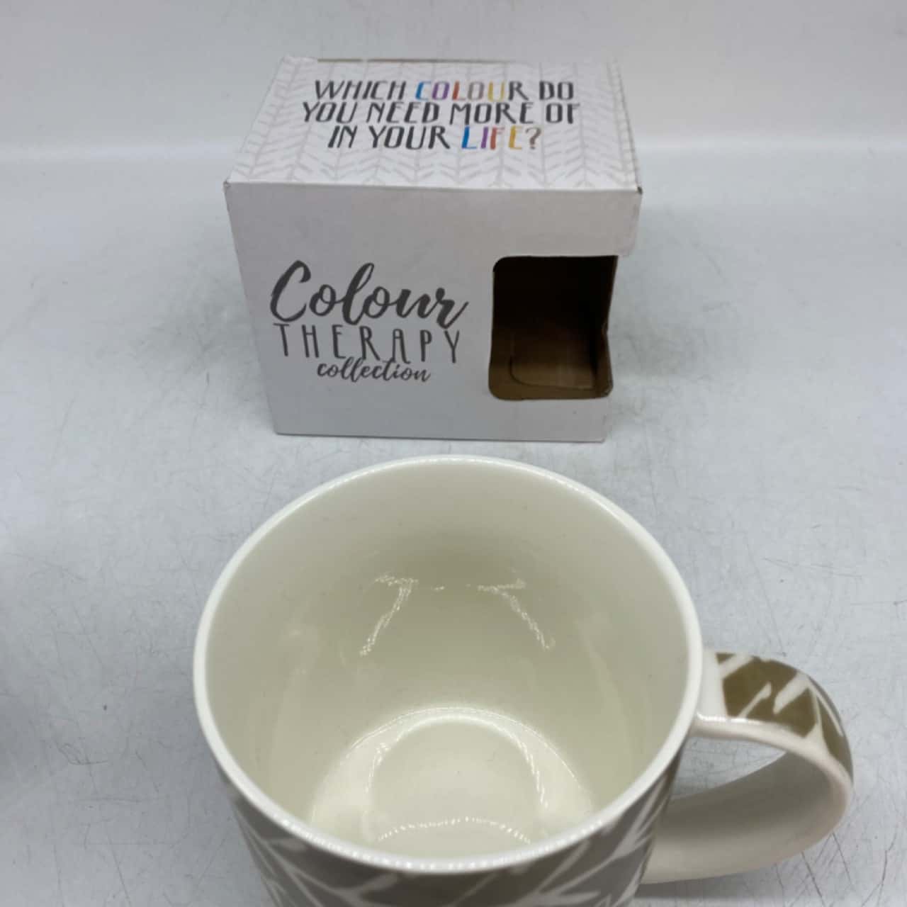 BNIB Colour Therapy Coffee Mug Beige see details
