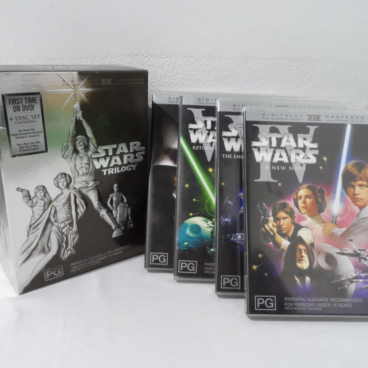 Star wars Trilogy 4-Disc set DVD