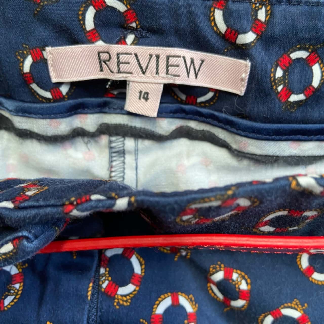 Review Womens Size 14 Lifesaver Pants Navy Blue/ Multi (s)