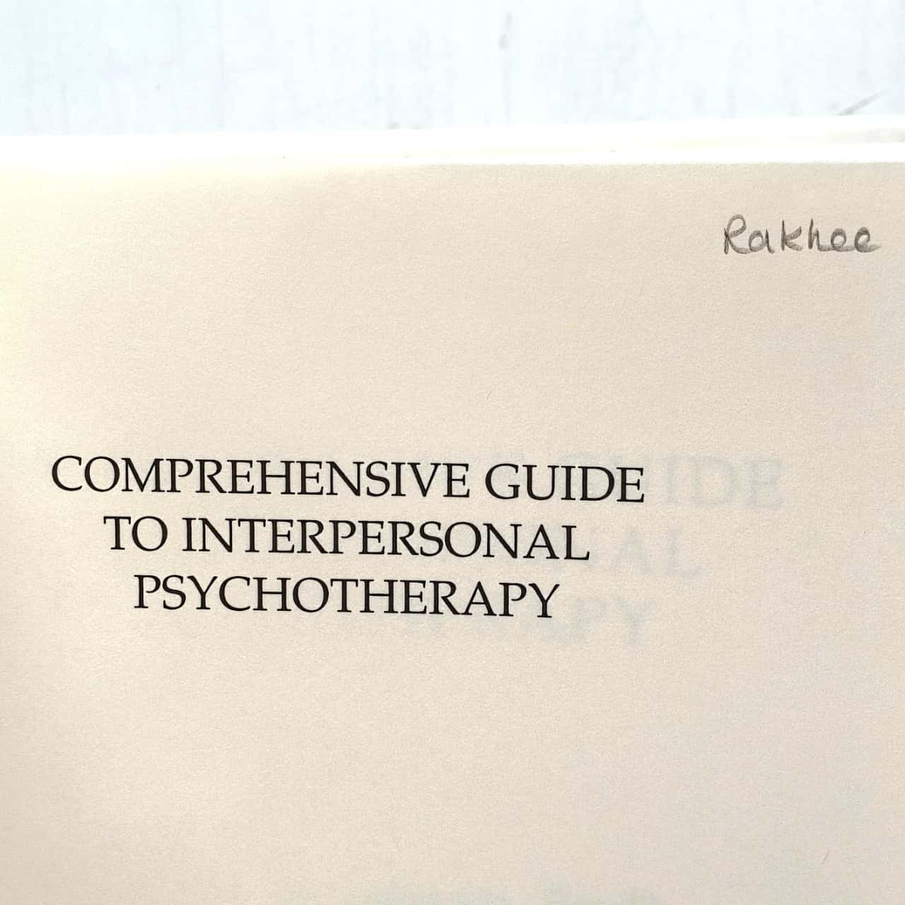 Basic Behavioral Science - Comprehensive Guide To Interpersonal Psychotherapy - Myrna M ...