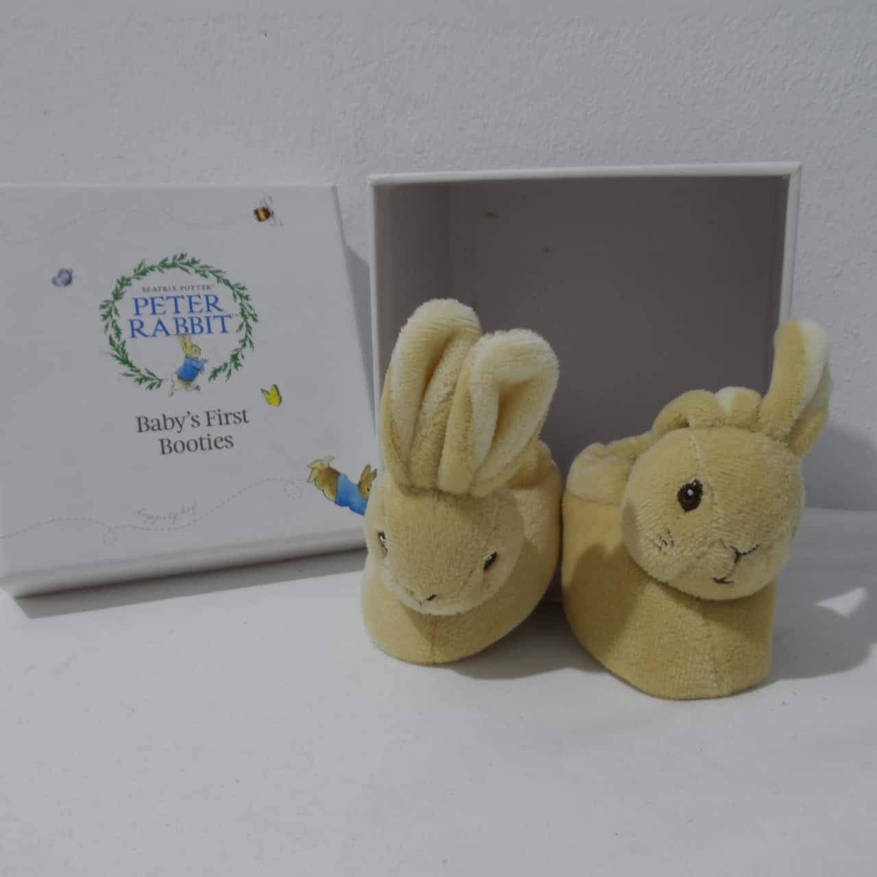 Peter Rabbit baby's First Booties in box